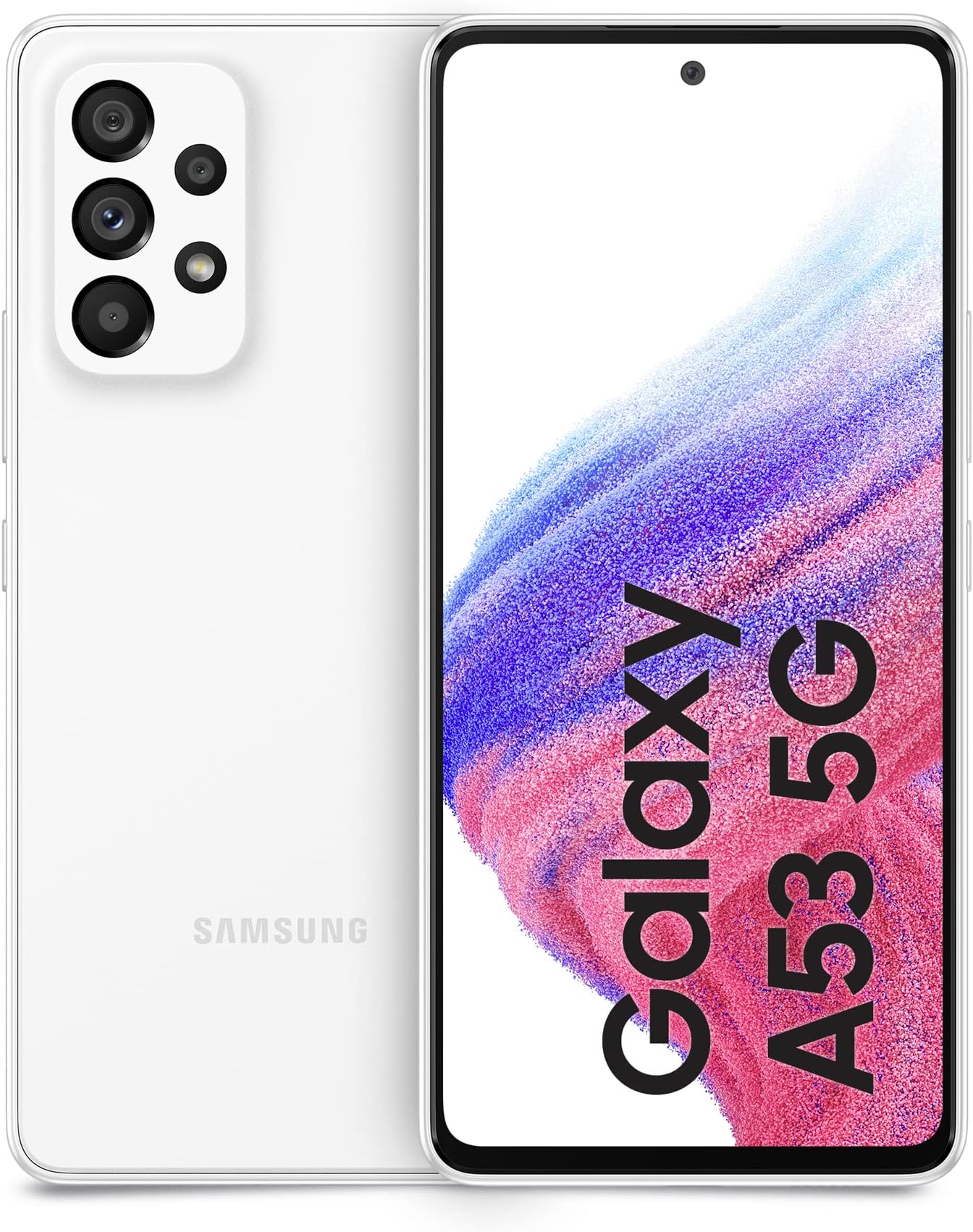 Samsung Galaxy A53 5G Awesome White 6.5" 128GB 5G Unlocked & SIM Free ...