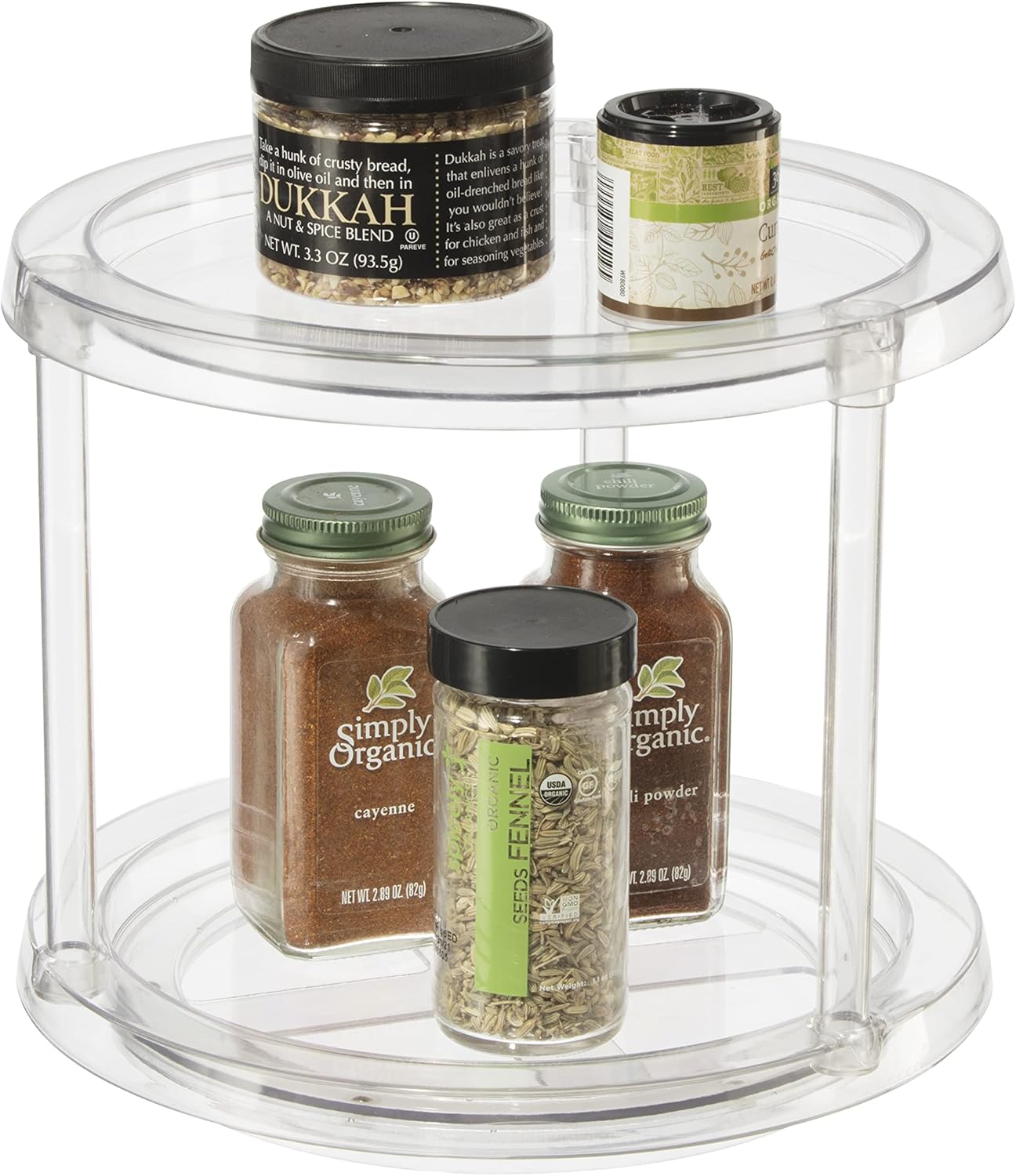 Amazon.com - Oggi Two Tier Lazy Susan Rotating Organizer for Kitchen ...