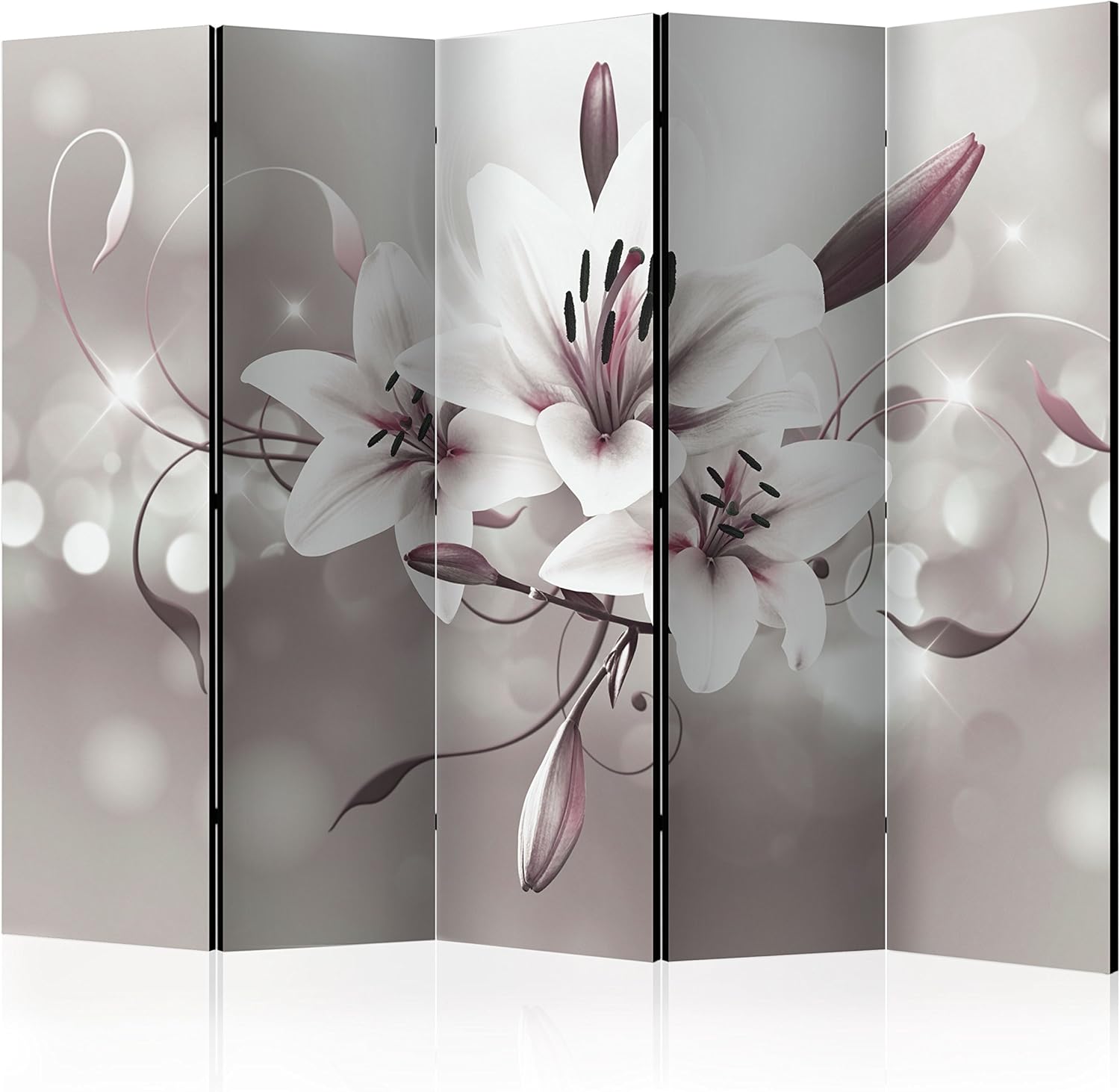 murando - Paravento da Interno Fiori 225x172 XXL 5 Pannelli - Stampa ...