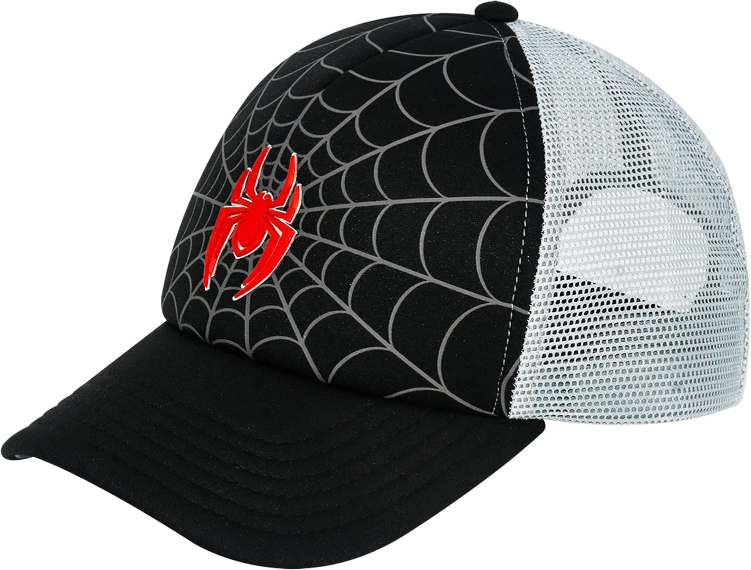 Marvel Spider-Man Baseball Cap, Miles Morales Logo Adjustable Snapback ...