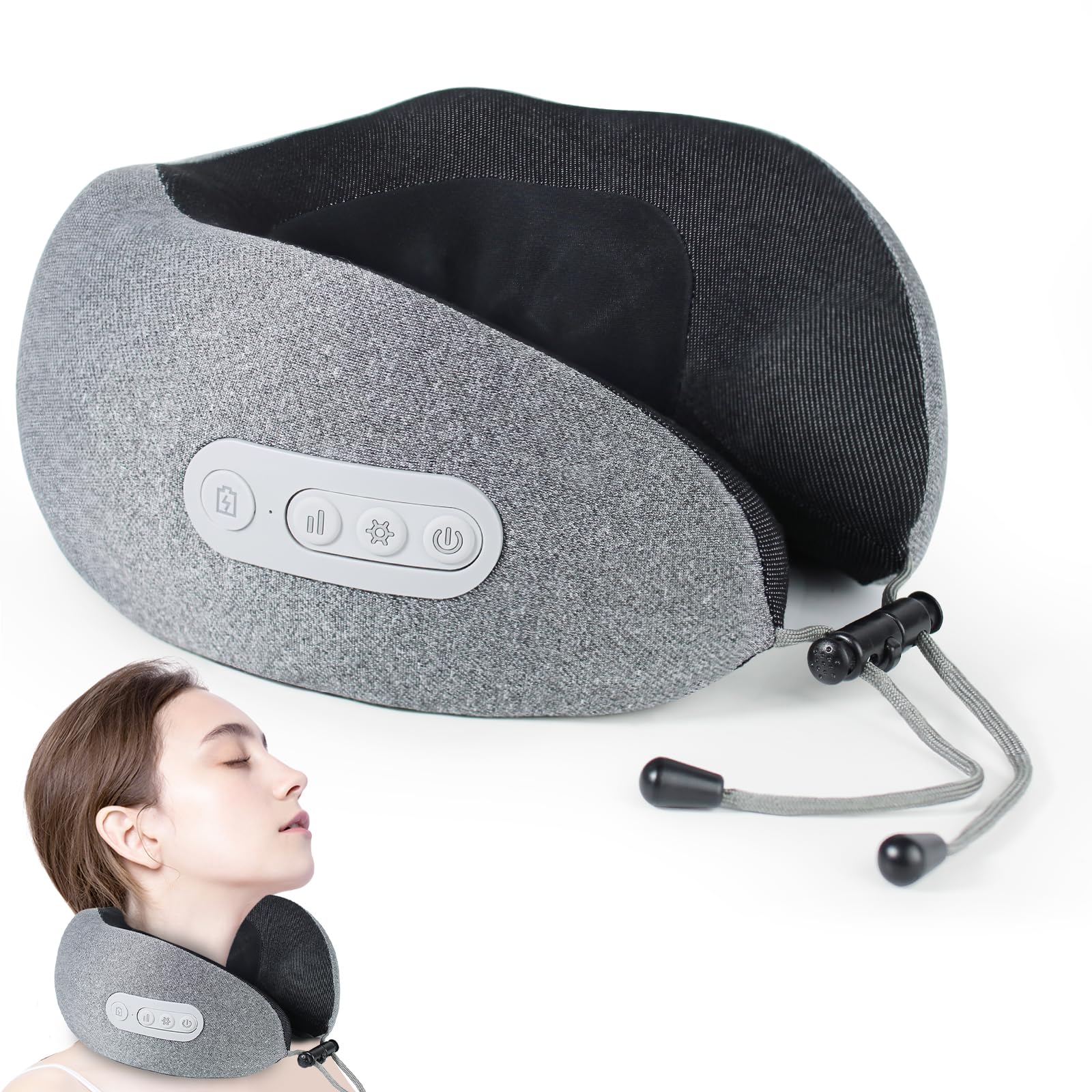 Amazon.com: Kabandn Neck Massager Pillow with Heat for Pain Relief Deep ...