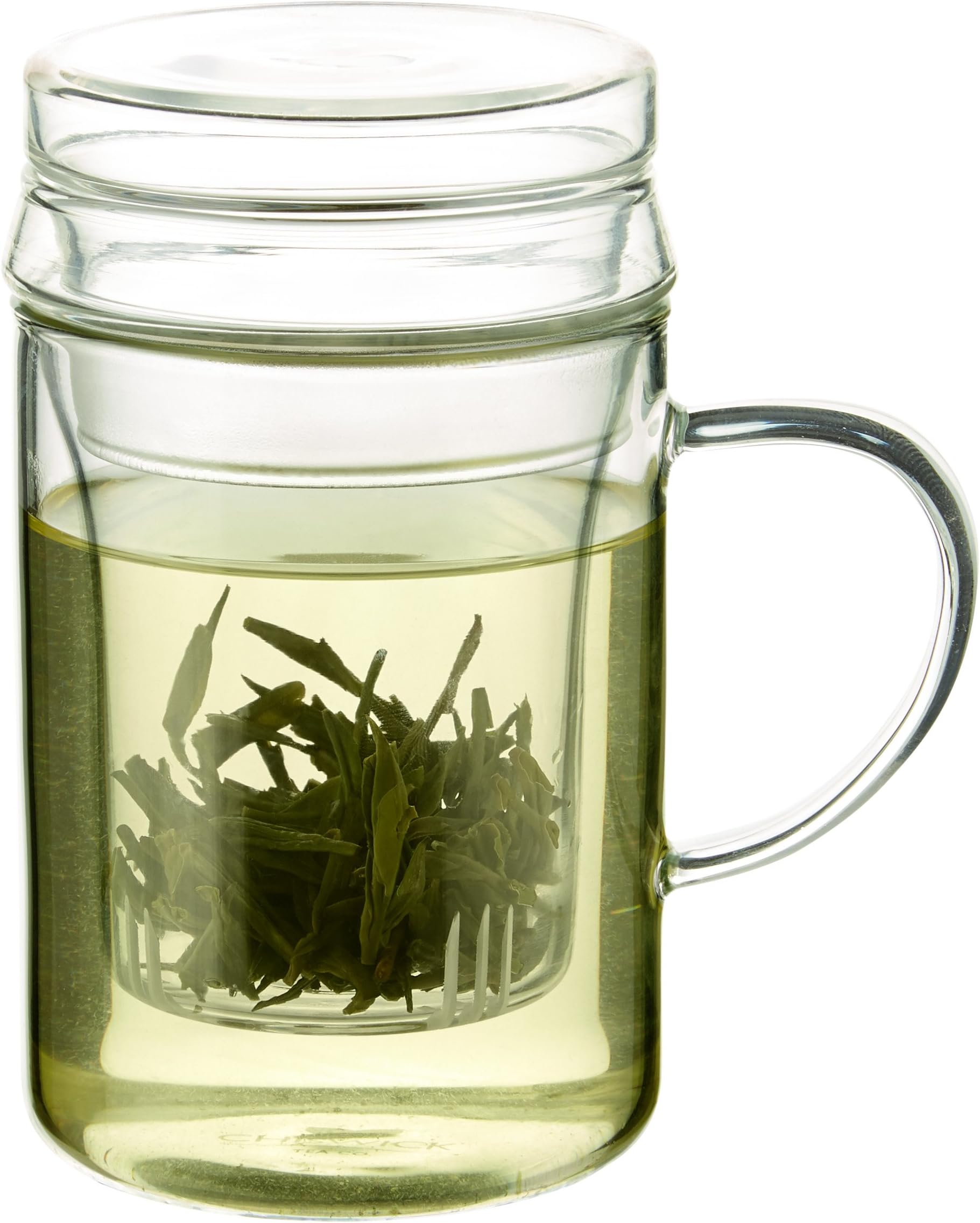 Glass Tea Infuser Mug/Cup with Lid 350ml - Chiswick Tea Co : Amazon.co ...