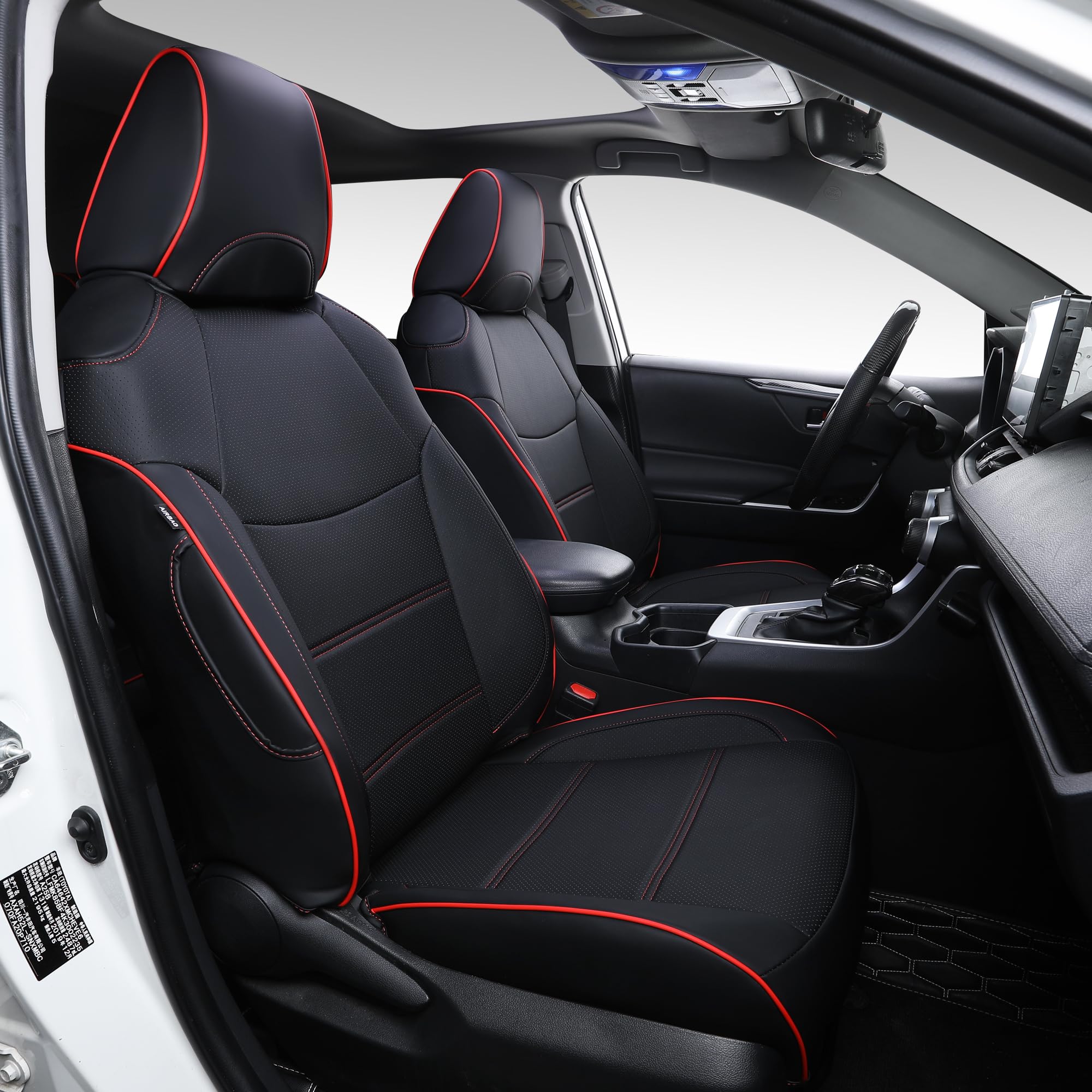 Amazon.com: SUIYIO Custom Fit Toyota RAV4 Seat Covers Waterproof Faux ...