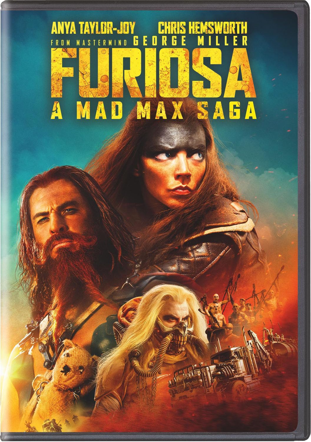 Amazon.com: Furiosa: A Mad Max Saga (DVD) : Anya Taylor-Joy, Chris Hemsworth, Alyla Browne, Tom ...