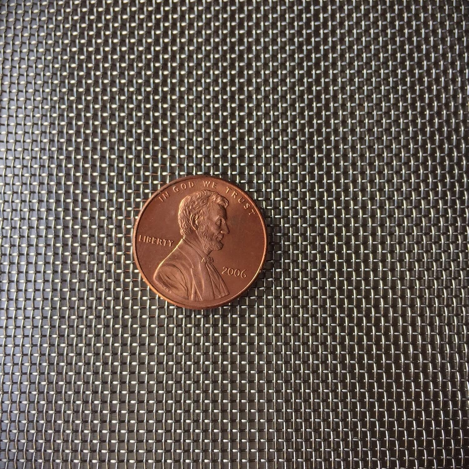 Amazon.com: Wire Mesh Stainless Steel Mesh Screen 304# 20 .016 Wire ...