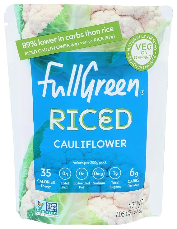 Amazon.com : Cauli Rice - Fullgreen - Low Carb Riced Cauliflower ...
