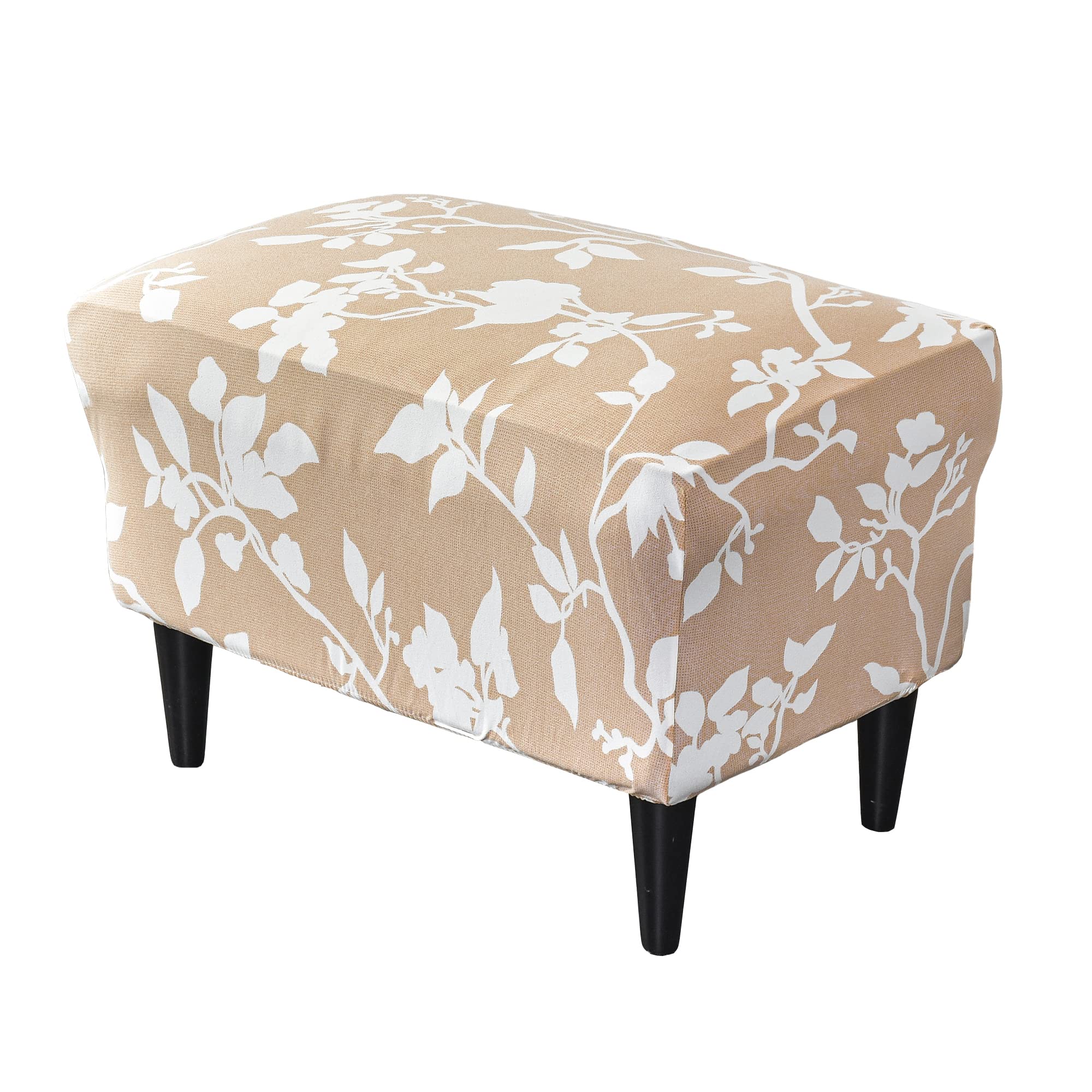 Amazon.com: PENDEJATO Stretch Ottoman Covers, Soft Spandex Ottoman ...