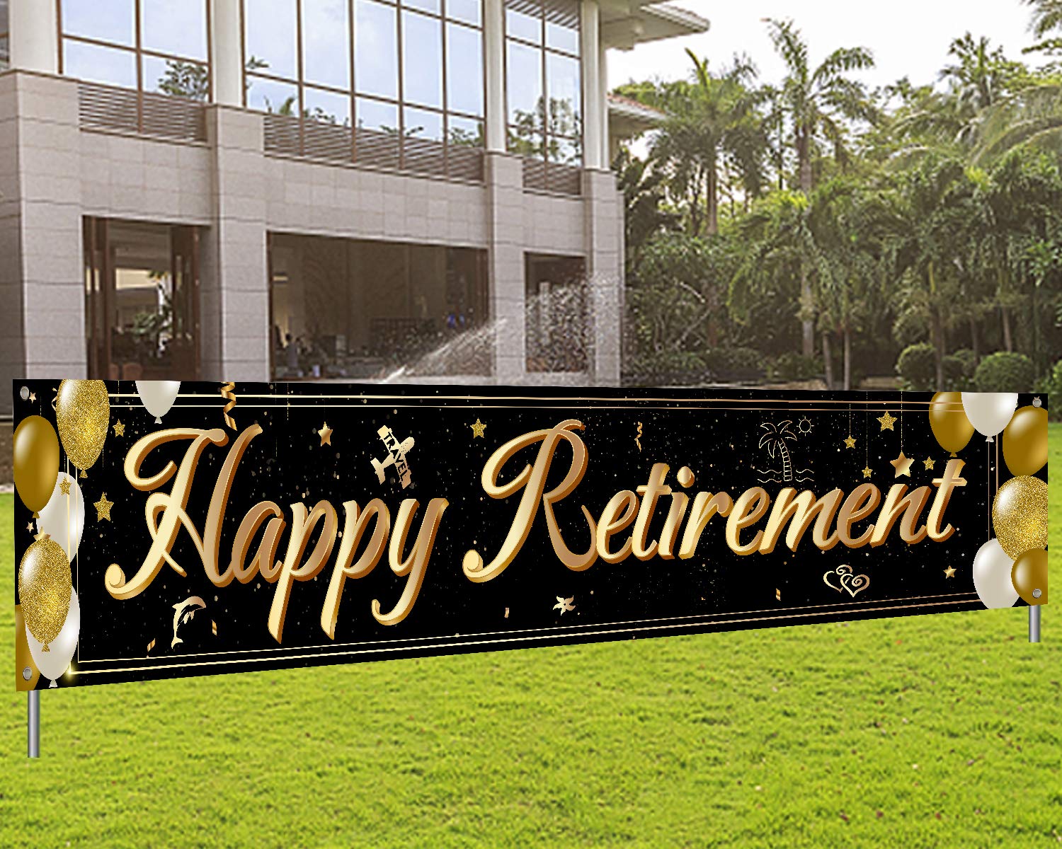 Happy Retirement Banner Clip Art
