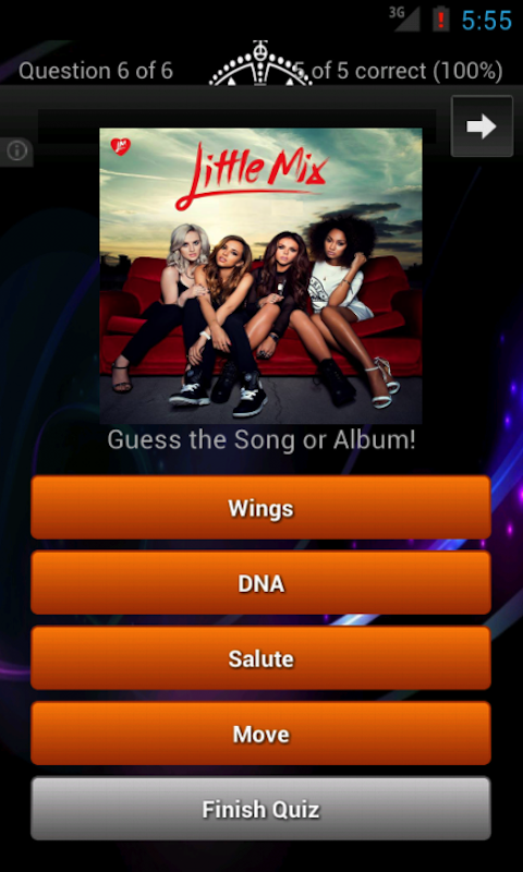 Aplicación Little Mix Quiz en Amazon Appstore