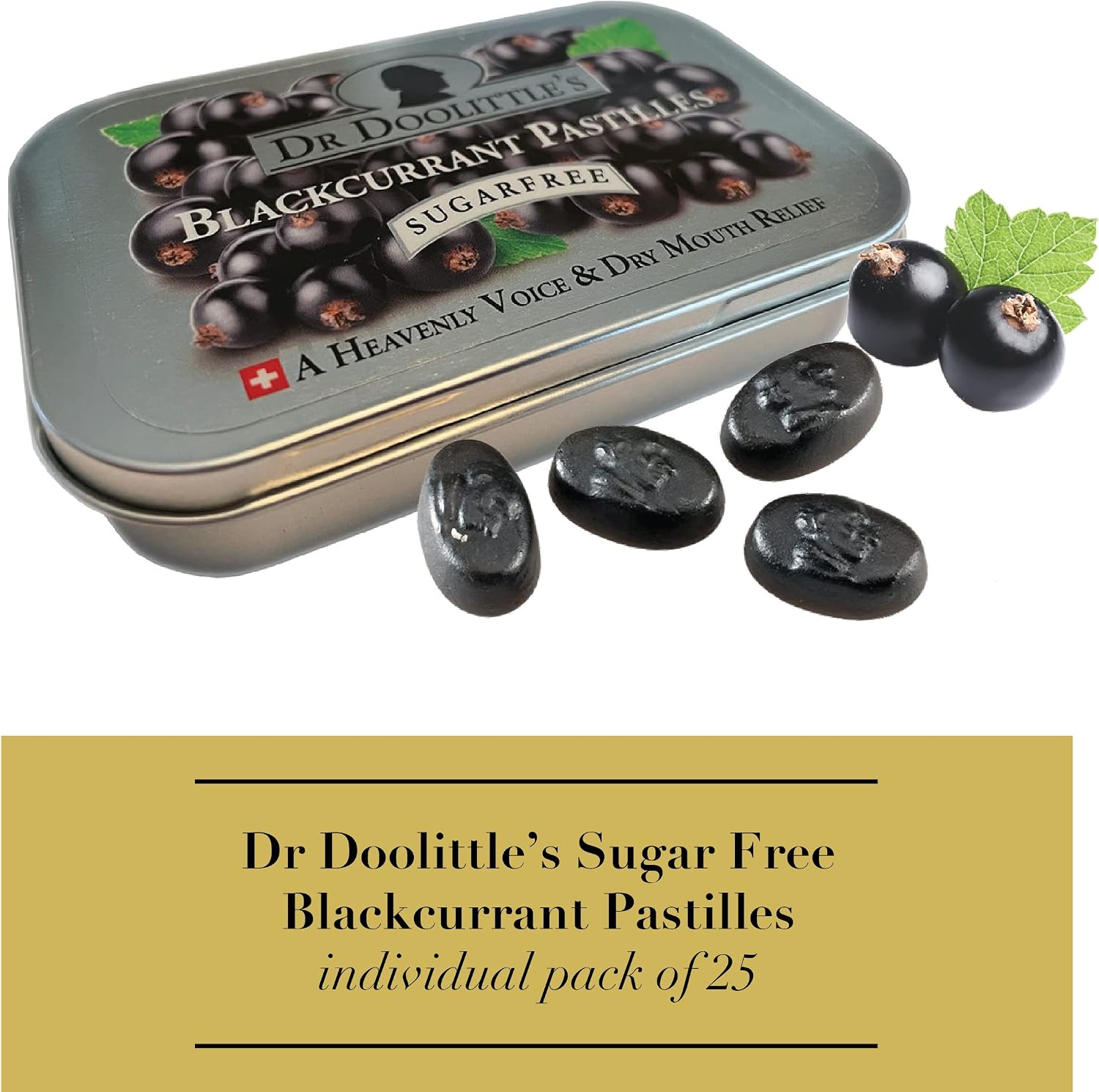Dr. Doolittle’s Classic Soft Fruit Pastillas para voz y garganta, sabor ...