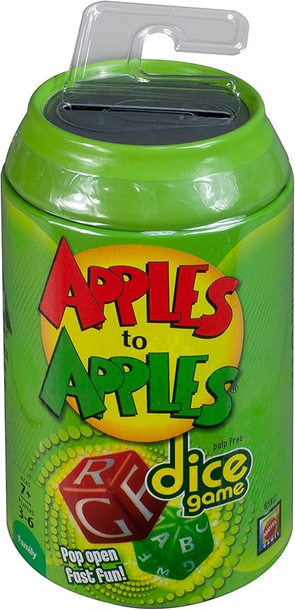 Amazon.com: Mattel Games Apples to Apples Dice Game : Toys & Games