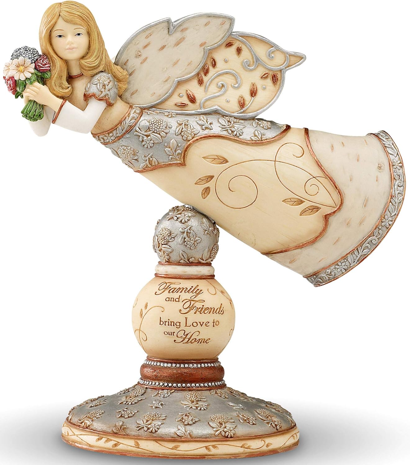 Amazon.com: Elements Love to Our Home Angel Figurine by Pavilion, 6-1/2 ...