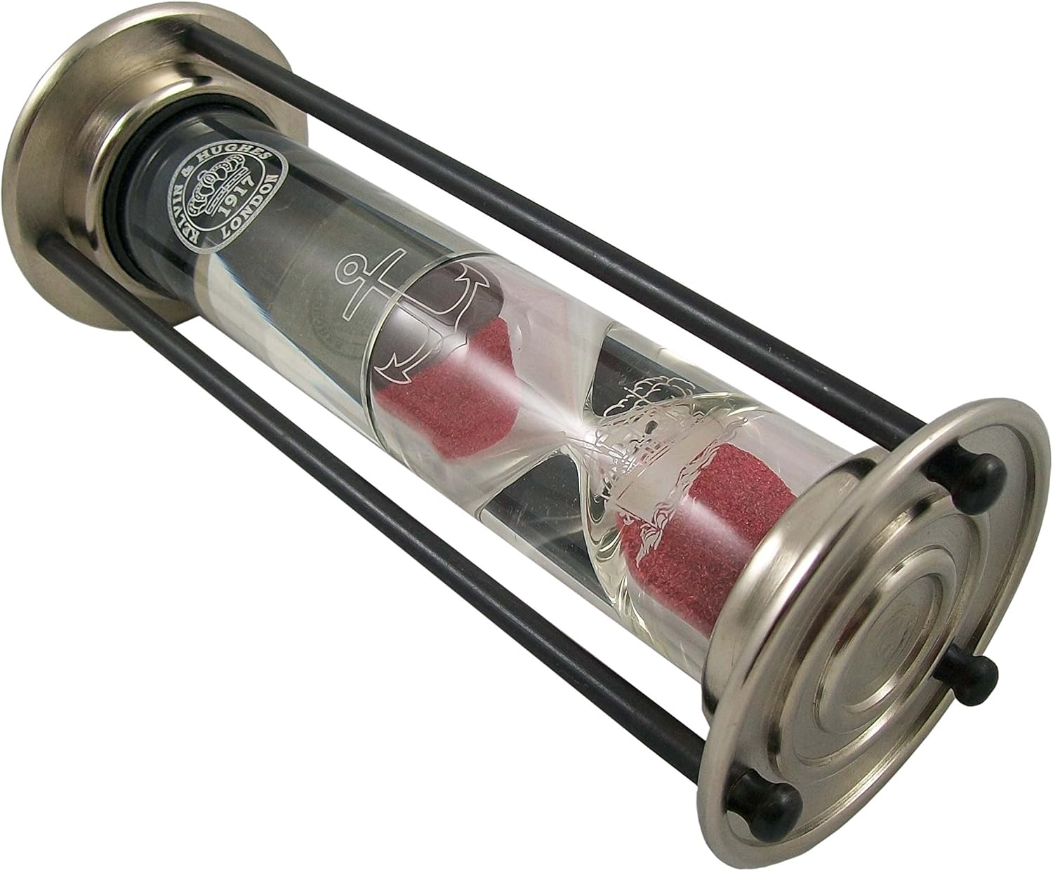 Amazon.com: Brass Liquid Sand Timer with Brass Rod 5minutes Marine ARTS ...