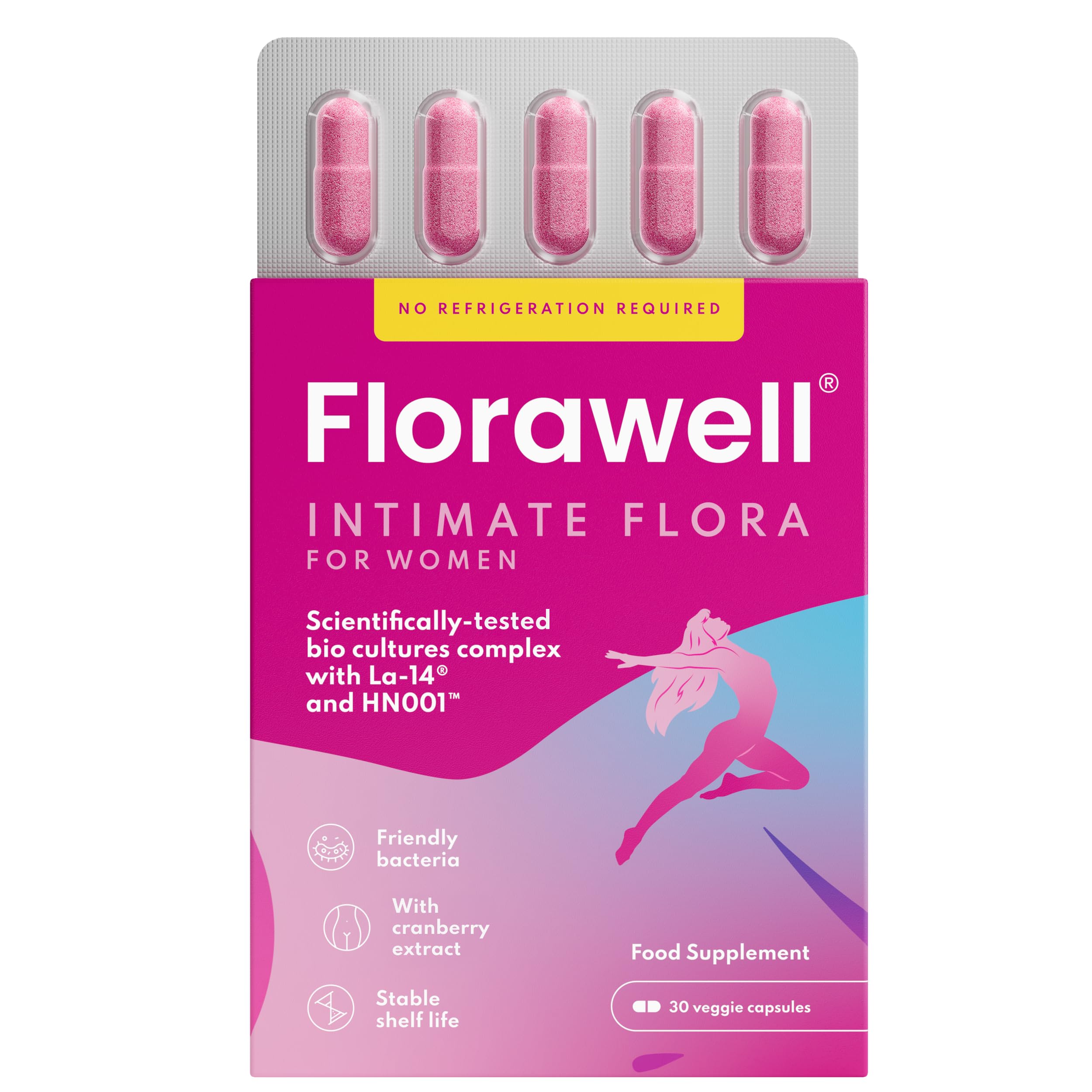 Buy Florawell® Probiotics for Women - Live Friendly Bacteria Naturally ...