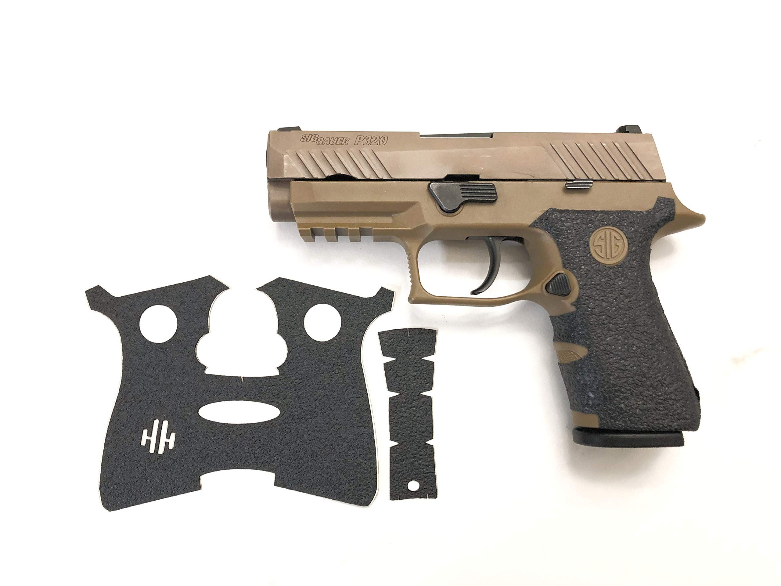Amazon.com : Handleitgrips Sandpaper Gun Grip Tape Wrap for Sig Sauer ...
