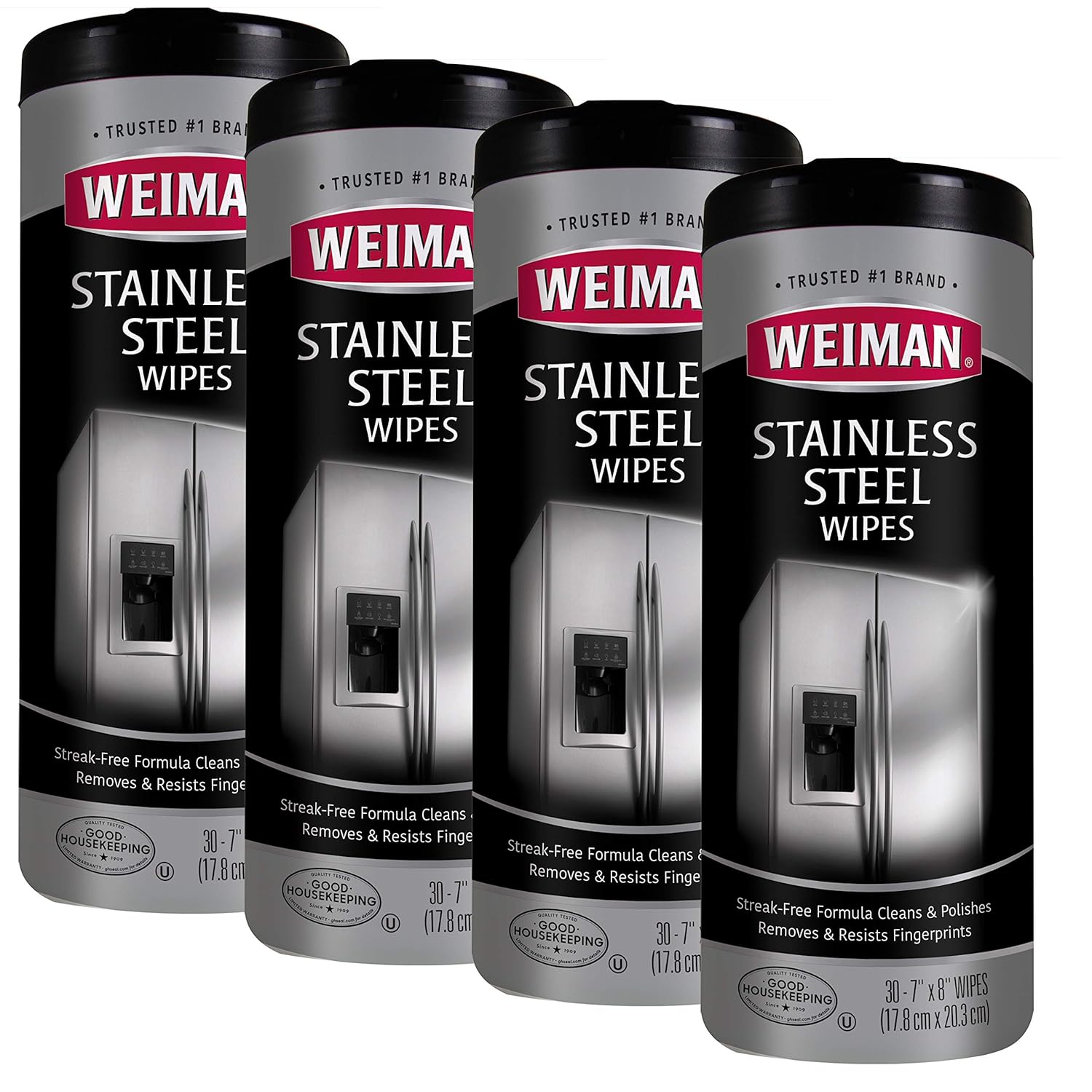 Weiman Stainless Steel Wipes (30 Ea) (Pack of 4) : Amazon.in: Home ...