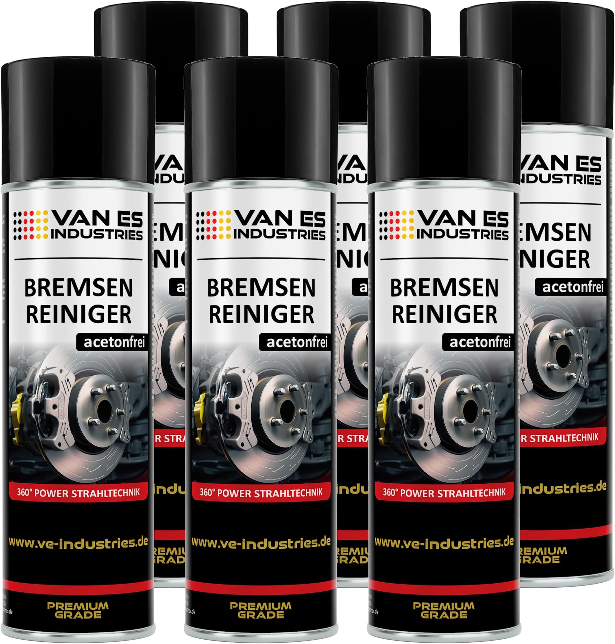 VE-INDUSTRIES Bremsenreiniger 500ml 360° Power-Strahltechnik ...