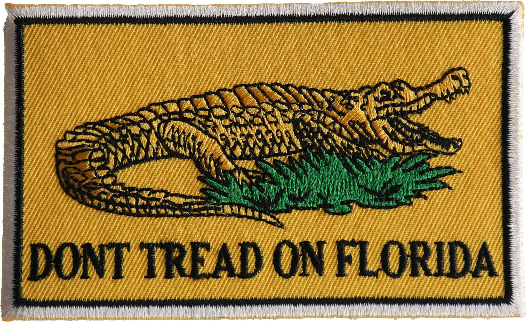 Amazon.com: Don't Tread on Florida Flag Patch - 4x2.3 inch ...