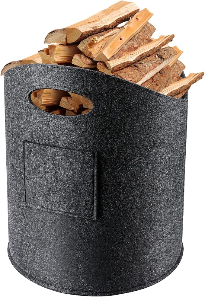 Filztasche Holzkorb für Kaminholz, Kaminholzkorb Korb Filzkorb ...