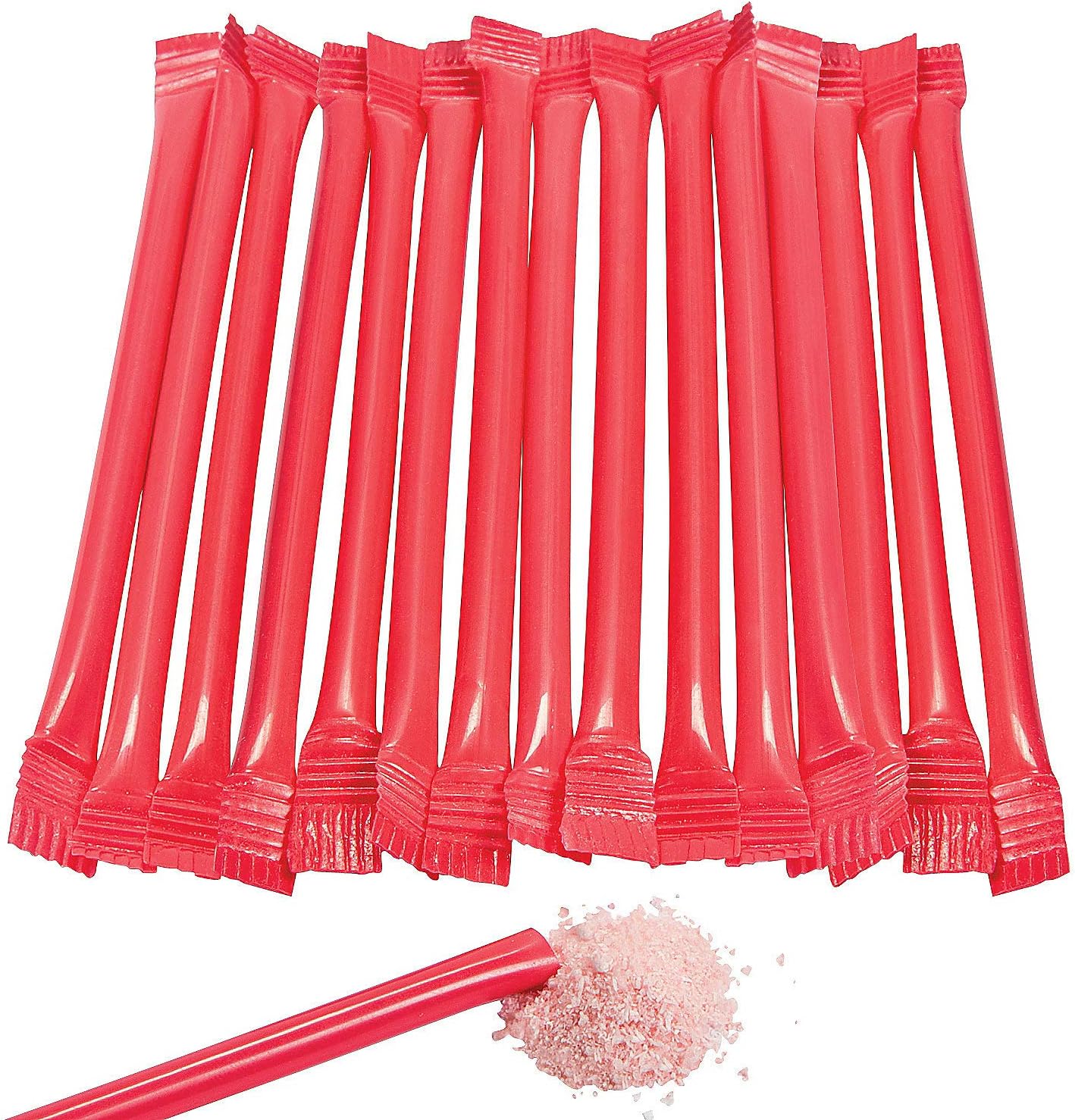 Amazon.com: Candy Filled Straws Powder Sticks - Bulk Set of 240 - Party ...