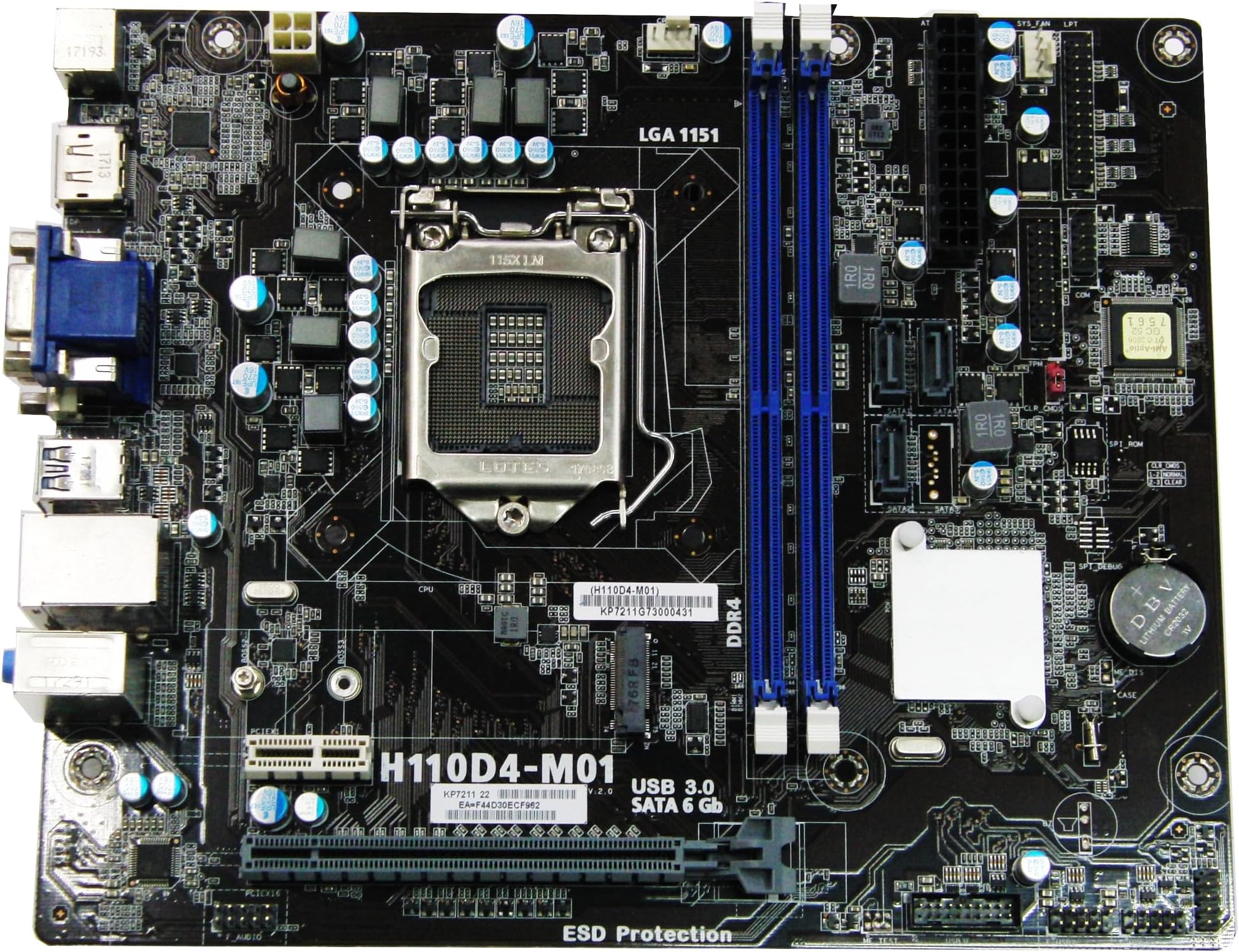 Amazon | 「H110D4-M01」 LGA1151 microATX・DTX マザーボード | ノーブランド品 | マザーボード 通販