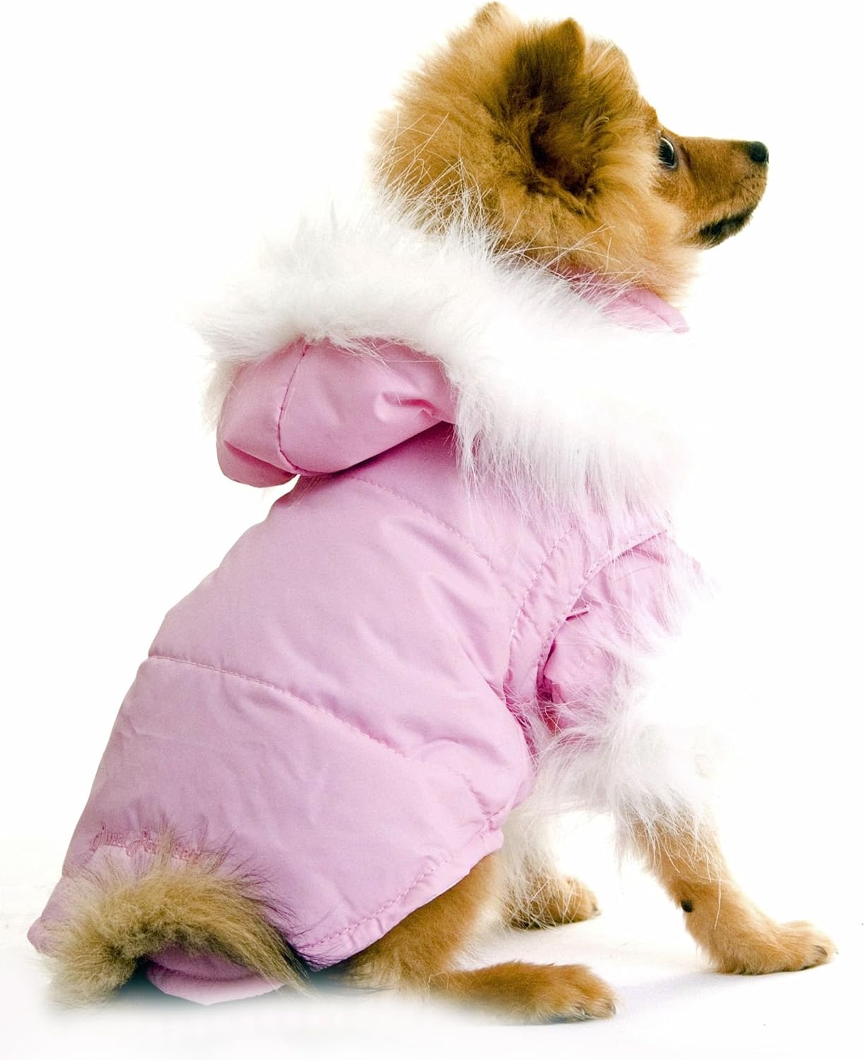 Amazon.com: Puchi Nosy Dog Parka - Pink - Superdog