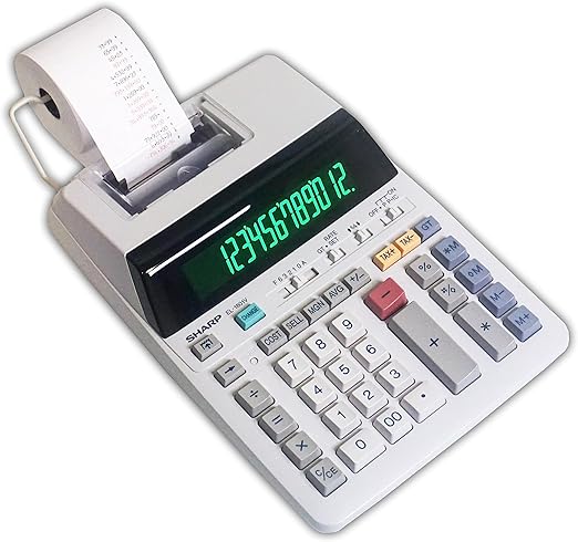 Sharp EL-1801V calculator - calculators (Pocket, Printing calculator ...
