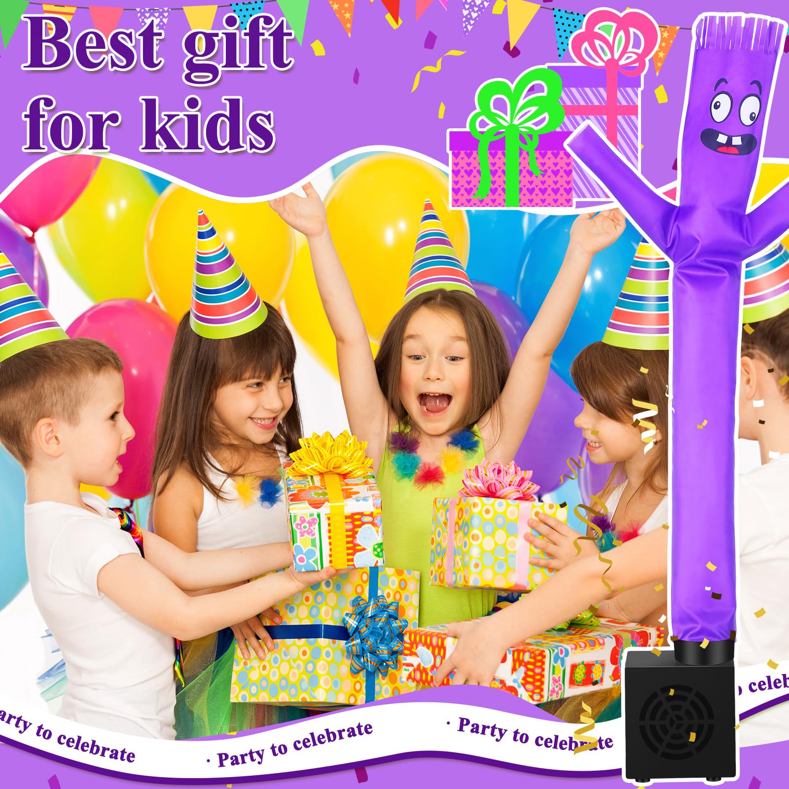 Snapklik.com : Poen Mini Wacky Waving Inflatable Tube Guy For Kids Gift