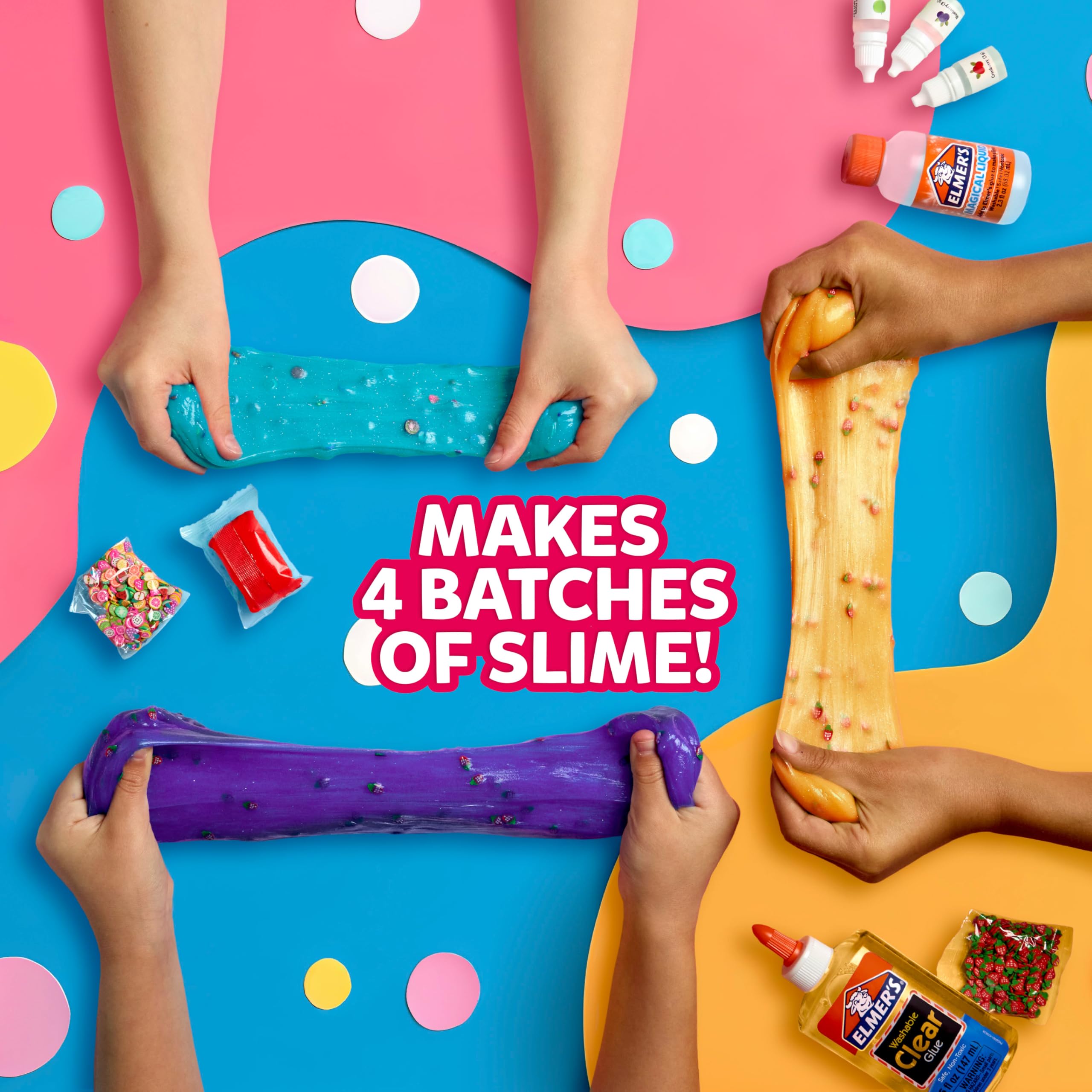 Snapklik.com : Elmers Fruity Fusion Slime Kit, Includes Elmers Clear ...