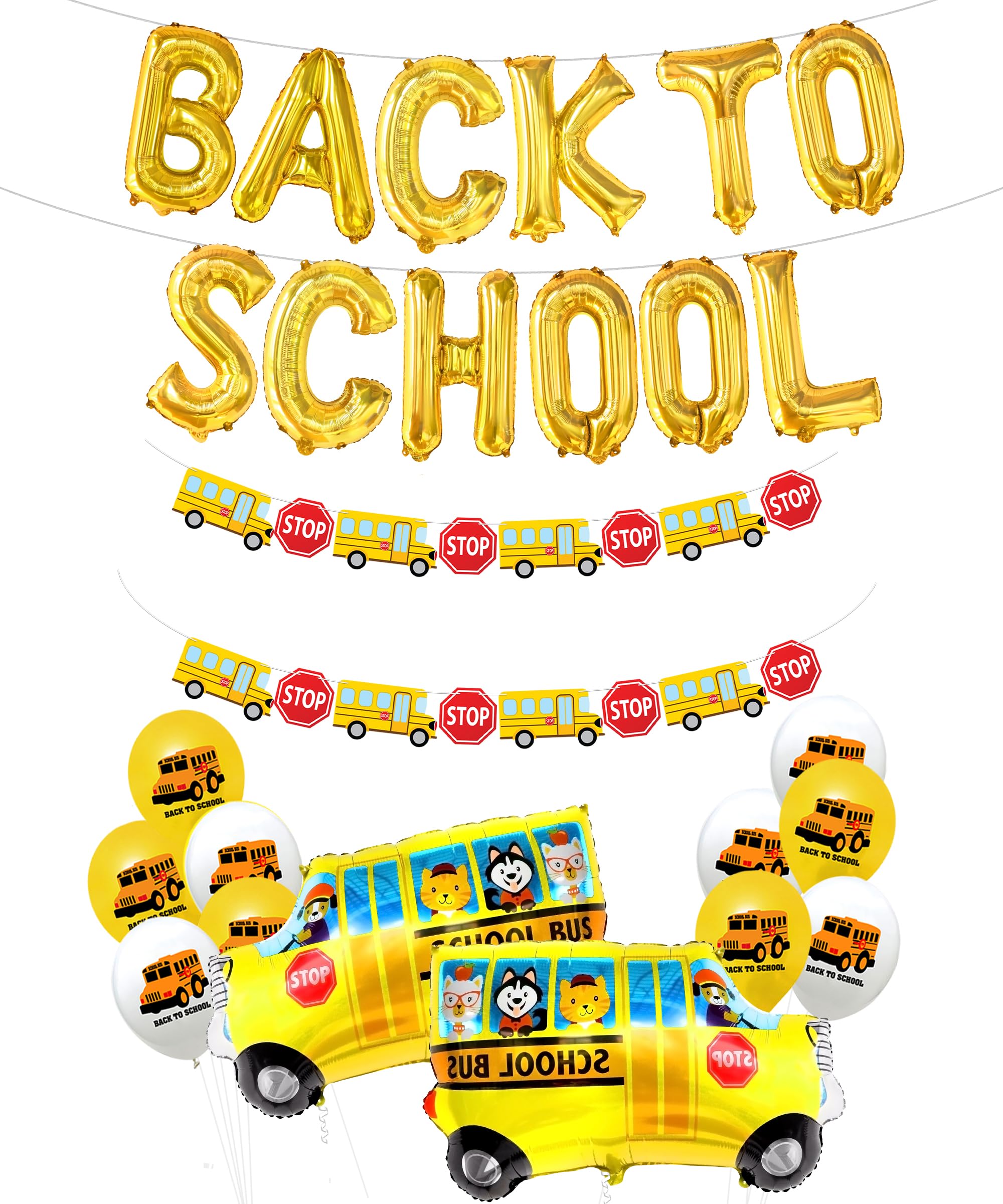 Buy KatchOn, Back To School Banner - Large, 10 Feet ,Pack of 26 ...