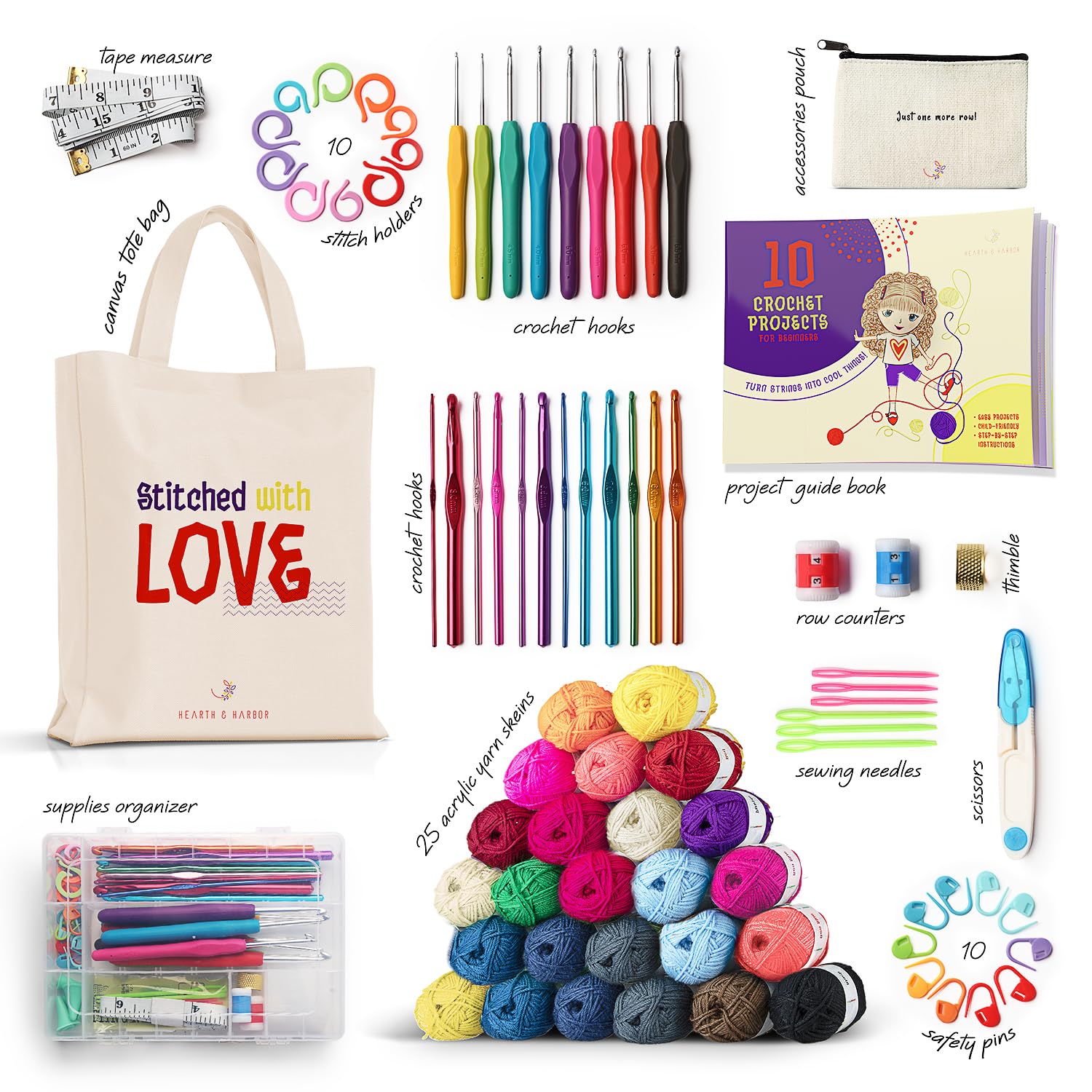 Snapklik.com : Learn To Crochet Kit For Beginners Adults Beginner ...