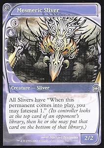 Amazon.com: Magic: the Gathering - Mesmeric Sliver - Future Sight ...