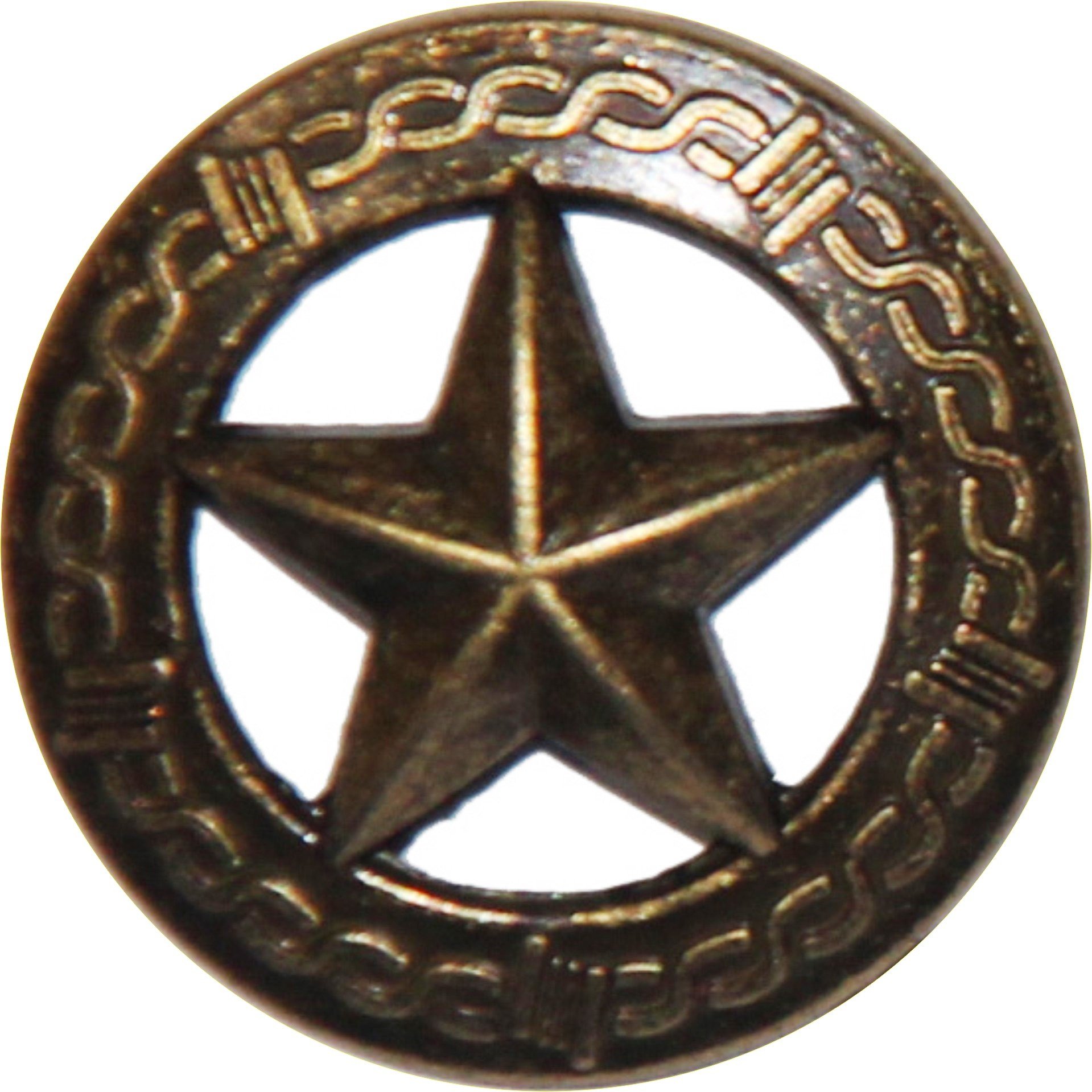 Amazon.com: 25 Rugged Antique Brass Small Barbed Wire Lone Star Tacks ...