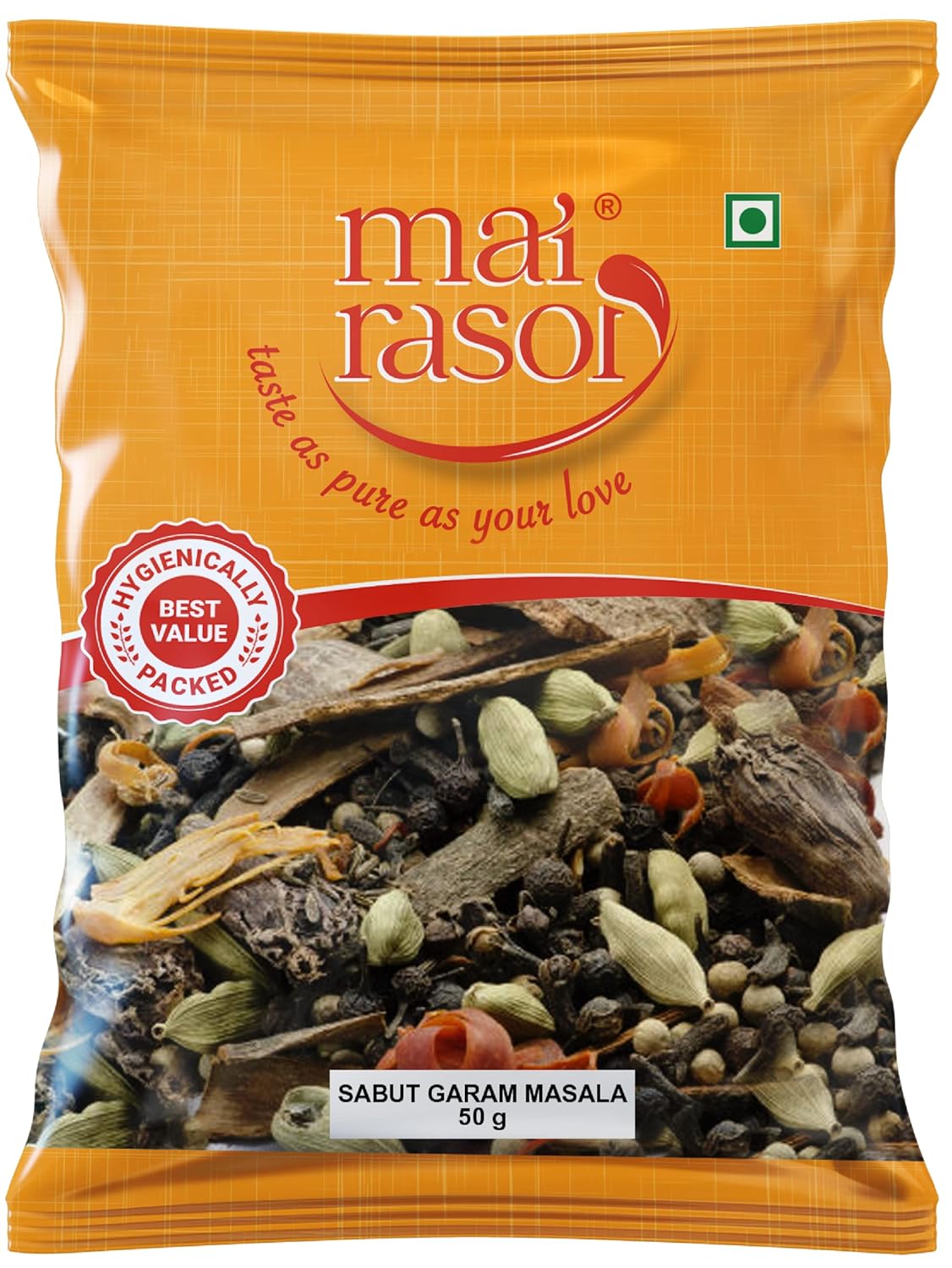 MAI RASOI Whole Sabut Mix Garam Masala (50 Gram) : Amazon.in: Grocery ...