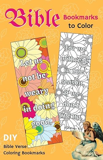 Amazon.com: Bible Bookmarks to Color: DIY Bible Verse Coloring ...