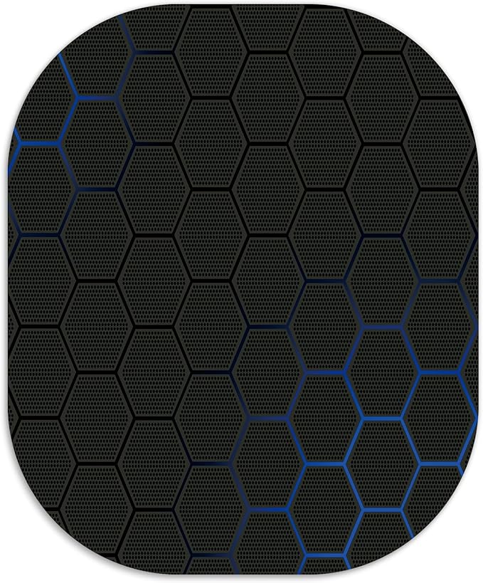 Amazon.com: Hauvie Small Mouse Pad 6 x 7 Inch, Black Checked Pattern ...