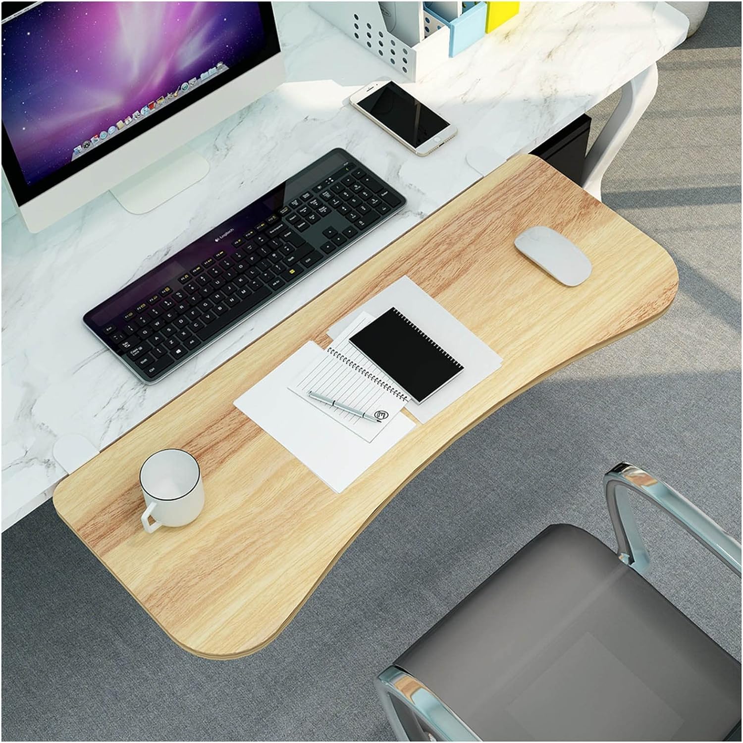 Amazon.com : Foldable Keyboard Extension Tray, Ergonomic Keyboard Stand ...