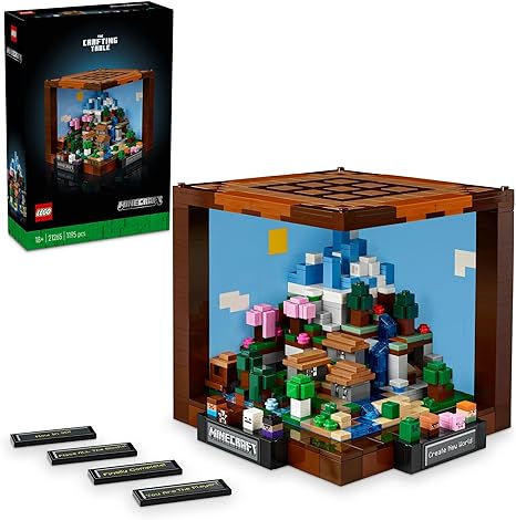 LEGO® Minecraft® The Crafting Table 21265 Brick-Built Video-Game ...