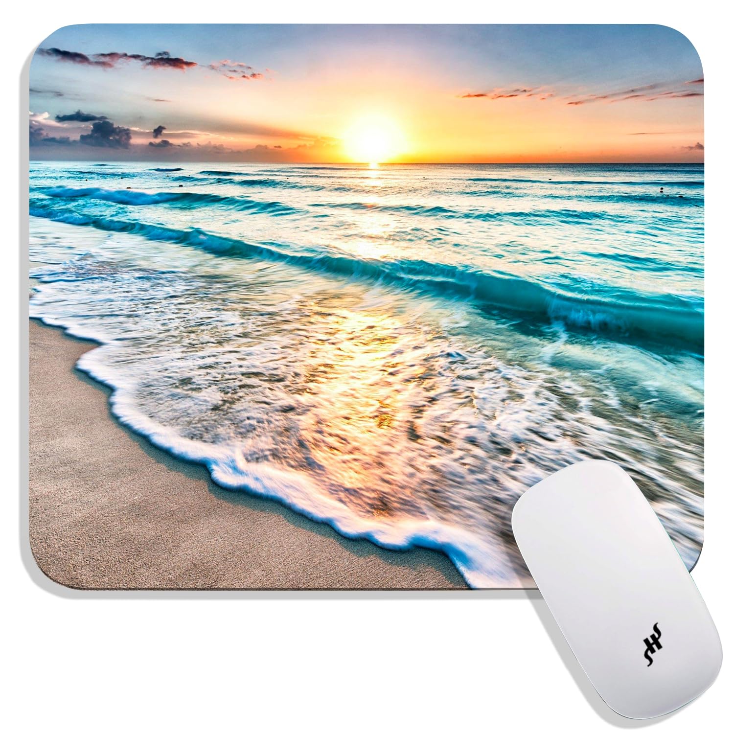 Amazon.com: Hokafenle Square Mouse Pad, Smooth Premium-Textured Mouse ...