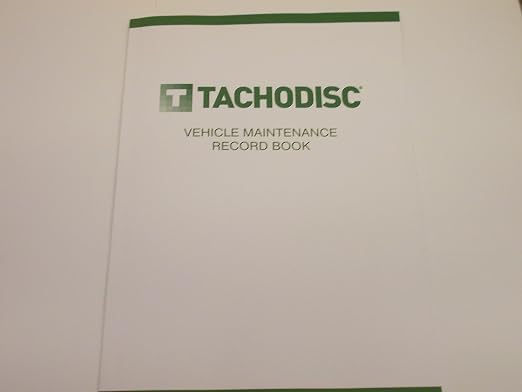 Tachodisc Vehicle Maintenance Record : Amazon.co.uk: Stationery ...