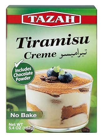 Amazon.com : Tazah Tiramisu Mix 5.4oz (152g) Ready Mix - Quick & Easy ...