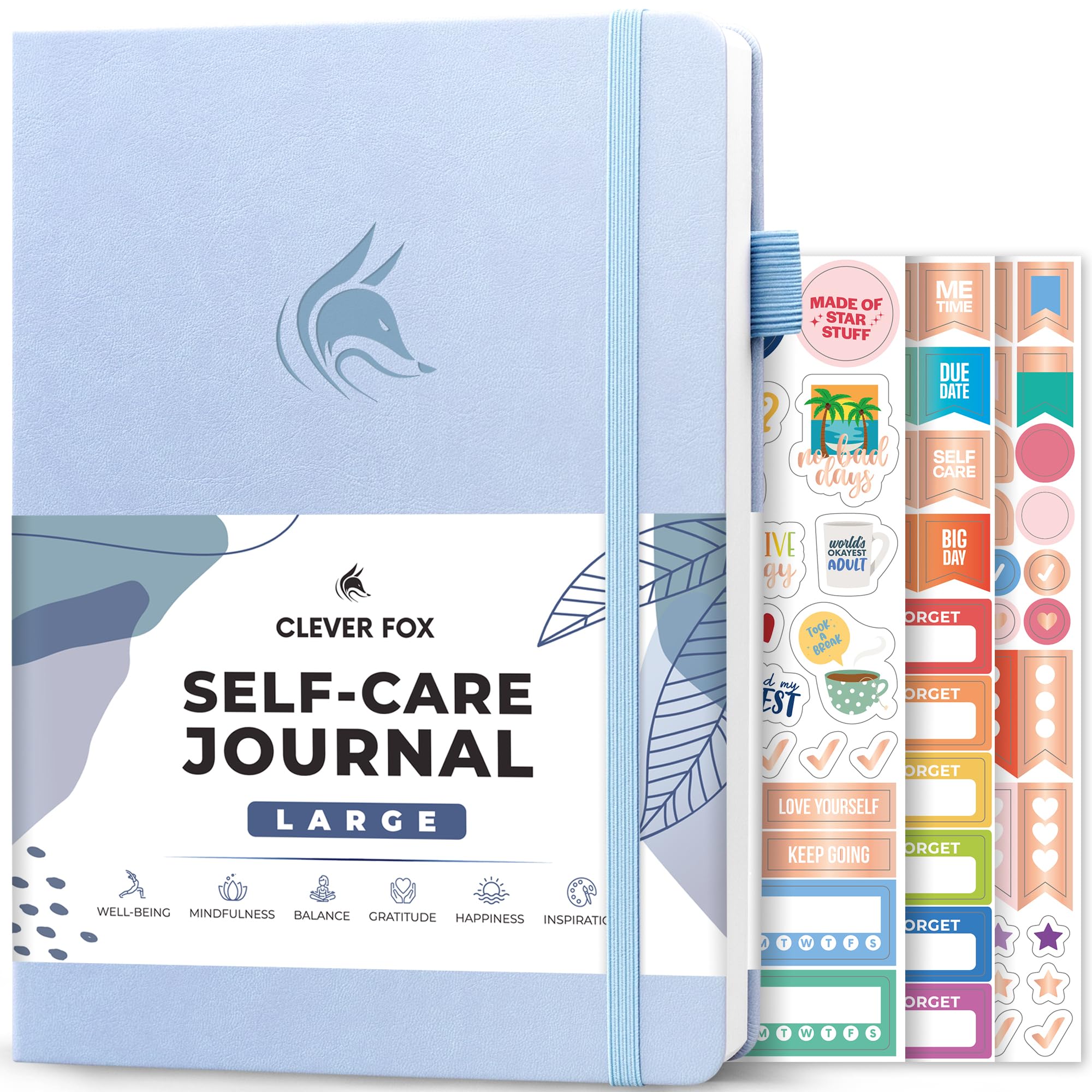 Clever Fox Self-Care Journal – Wellness & Daily Reflection Notebook ...