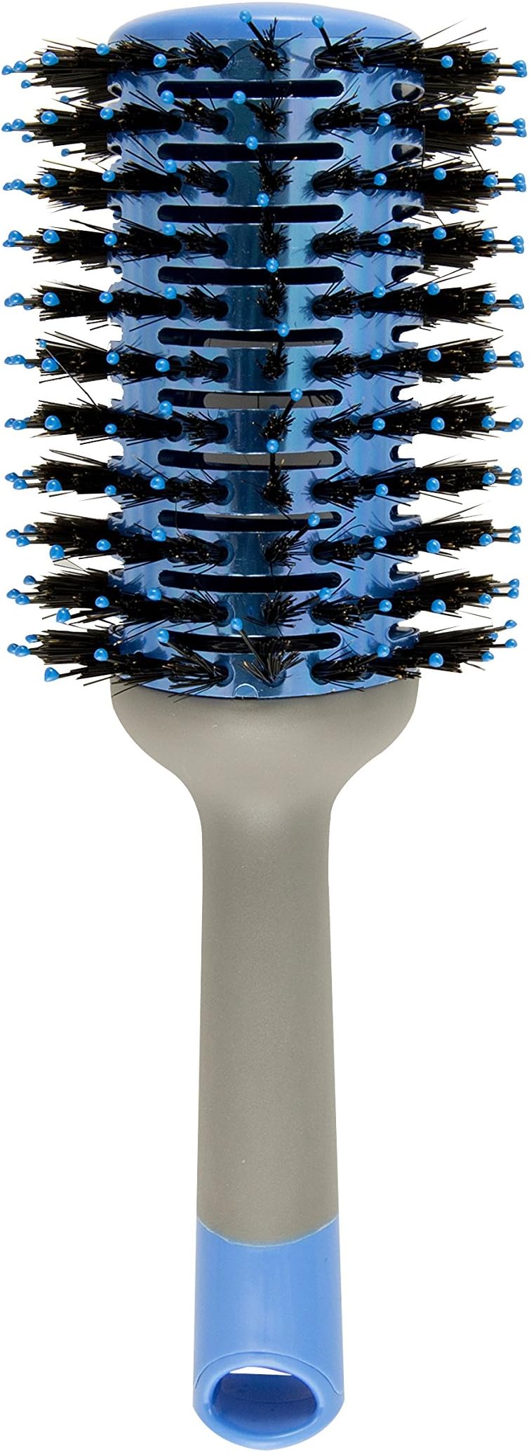 Amazon.com : Goody Straight Talk 53MM Medium Round Hair Brush, Blue and ...