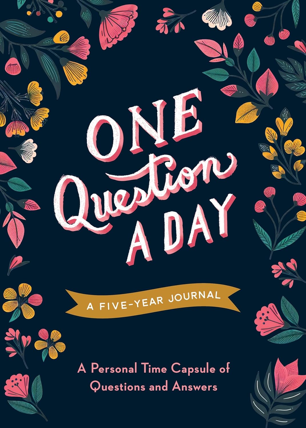 Amazon.com: One Question a Day (Floral): A Five-Year Journal: A ...