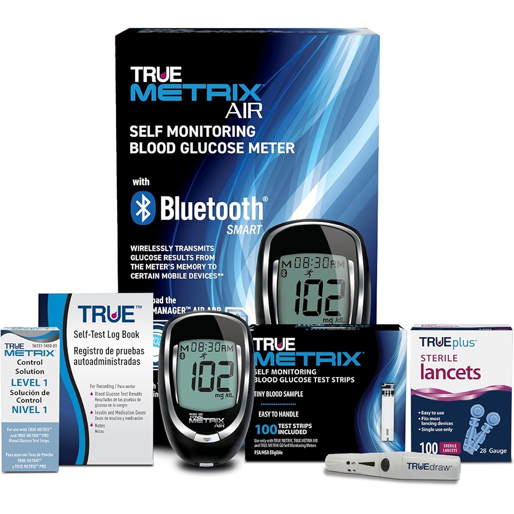 $10/mo - Finance TRUE METRIX AIR Meter Starter Kit - Blood Glucose ...