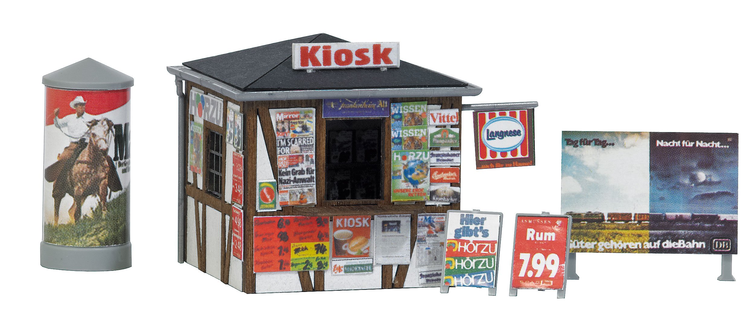Busch 1494 Kiosk HO Structure Scale Model Structure, Buildings - Amazon ...