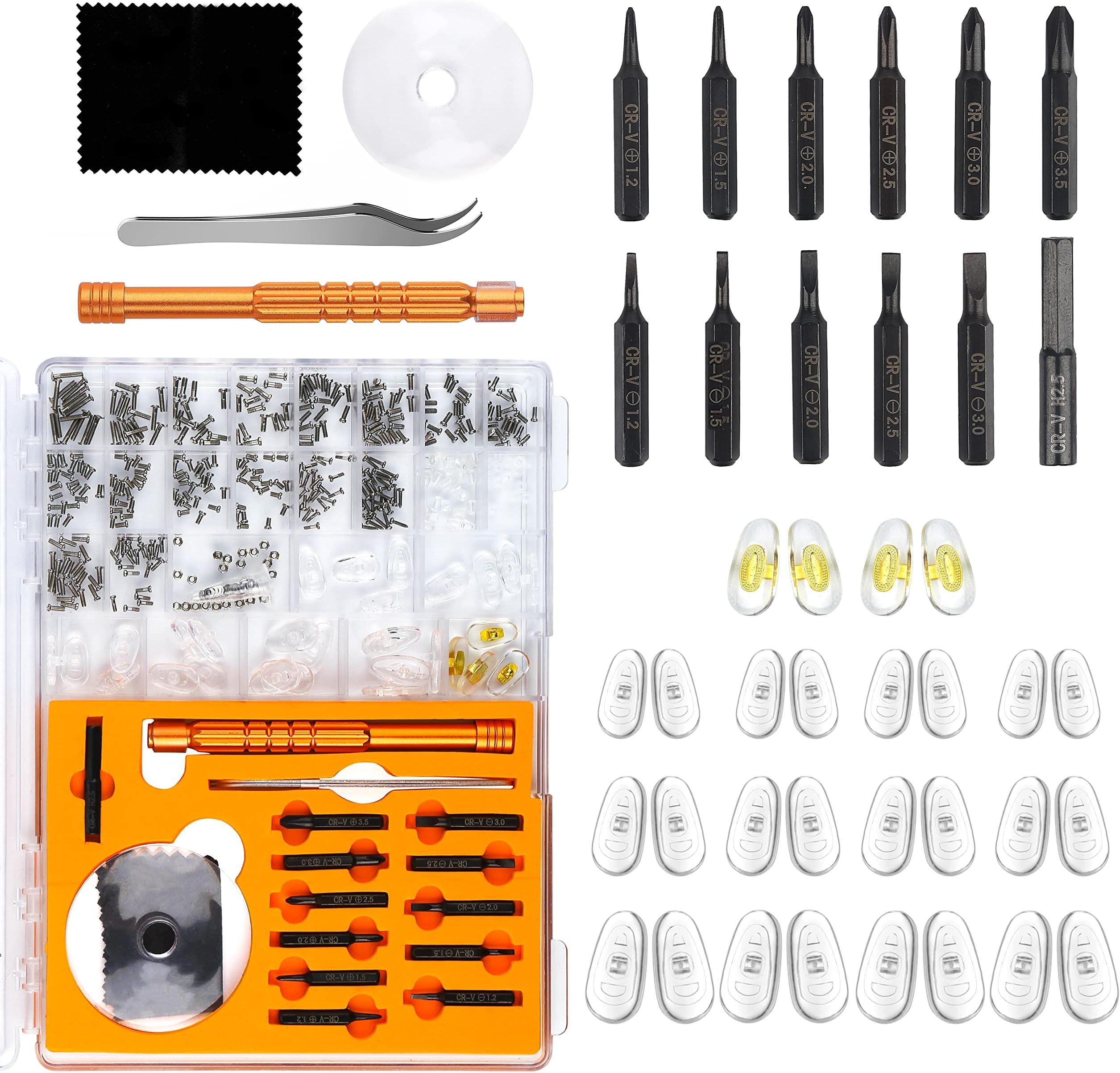 Amazon.com: Upgraded All-in-One Magnetic Eyeglass Repair kit with ...