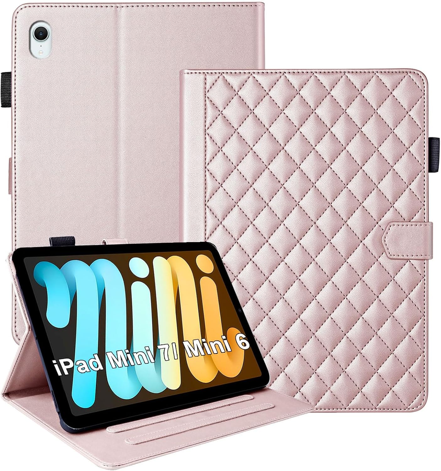 Amazon.com: Case for iPad Mini 7 (A17 Pro) 2024 / iPad Mini 6 2021 8.3 ...