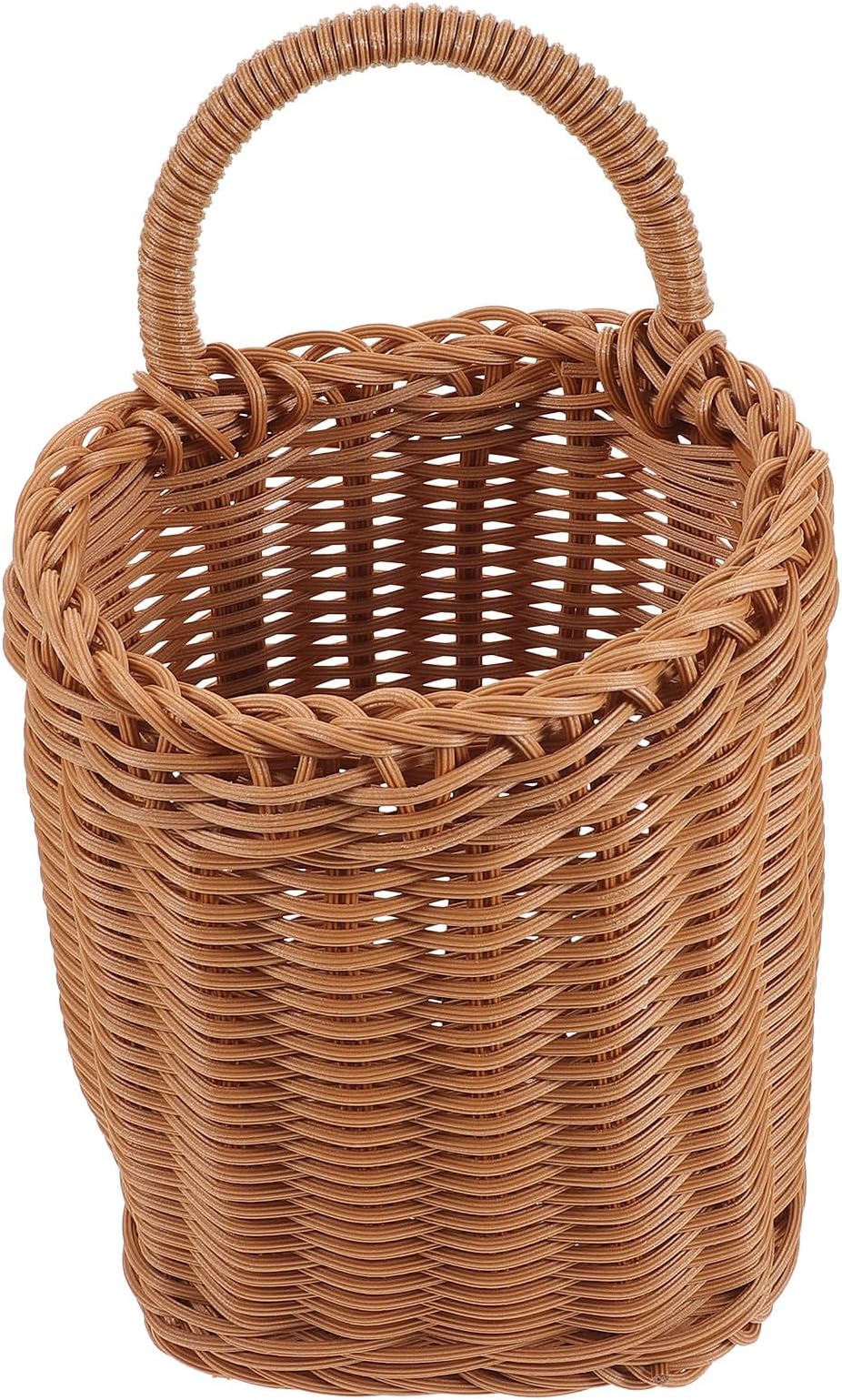 Amazon.com: BESPORTBLE Rattan Basket Wicker Basket with Handle Small ...