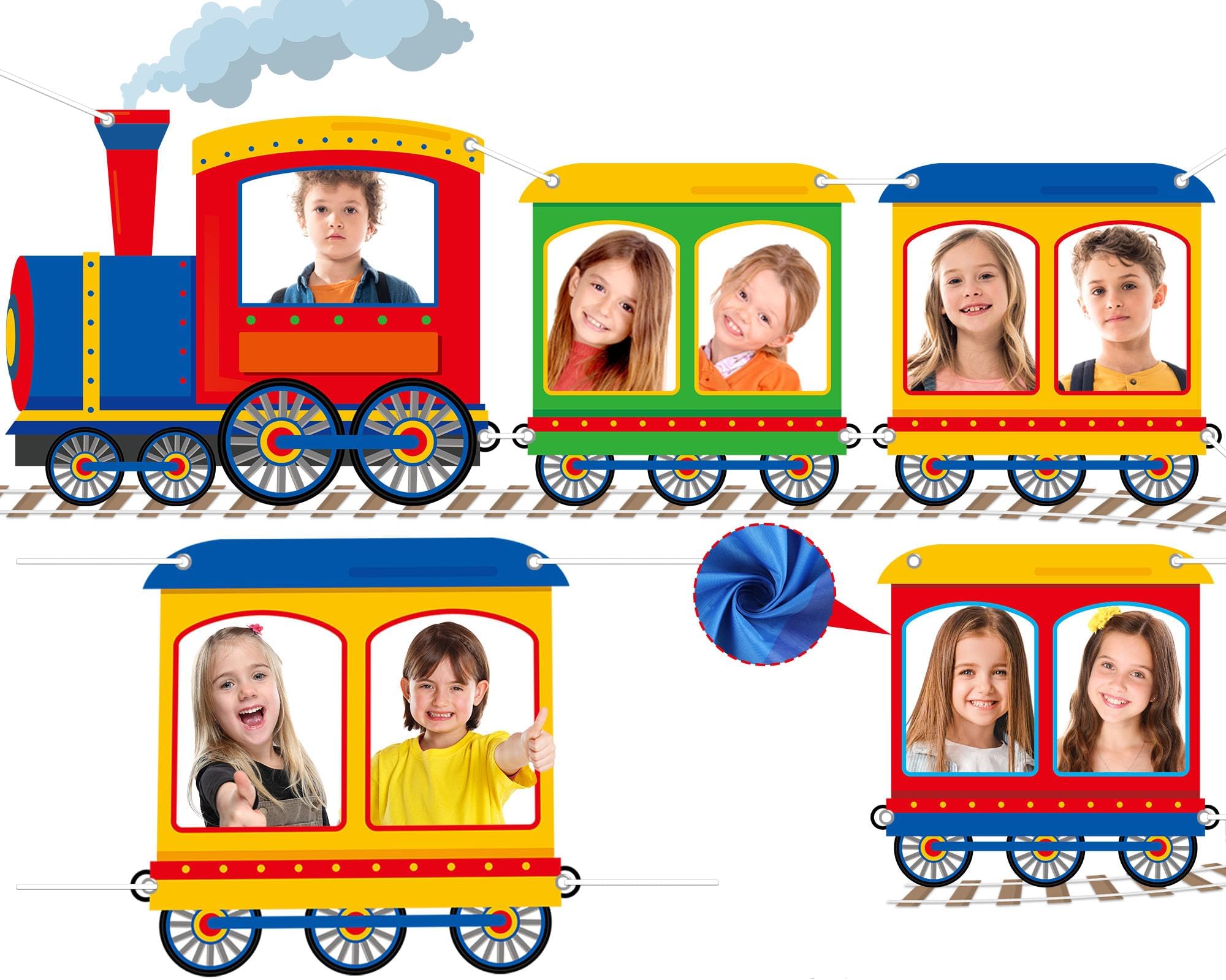 Amazon.com: Steam Train Honeycomb Centerpieces Railroad Railway ...